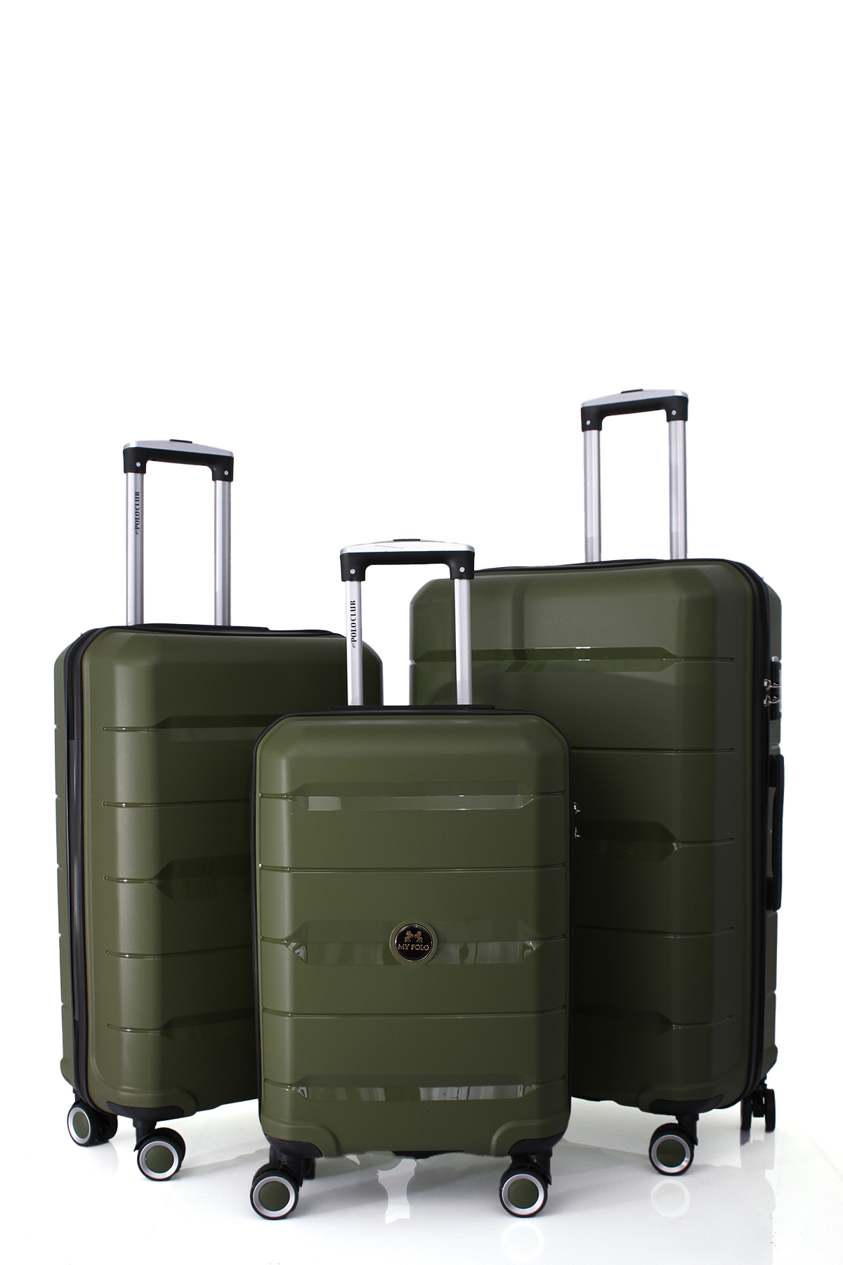 By Hakan My-pp Tekerlekli Kırılmaz Valiz 3'lü Set Bavul Haki Fiyatı, Yorumları - Trendyol