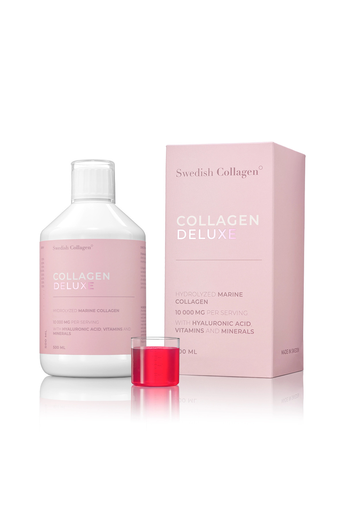 Swedish Collagen Collagen Deluxe 500ml Hidrolize Balık Kolajeni Tip 1 & 3 Vitamin, Mineral ...