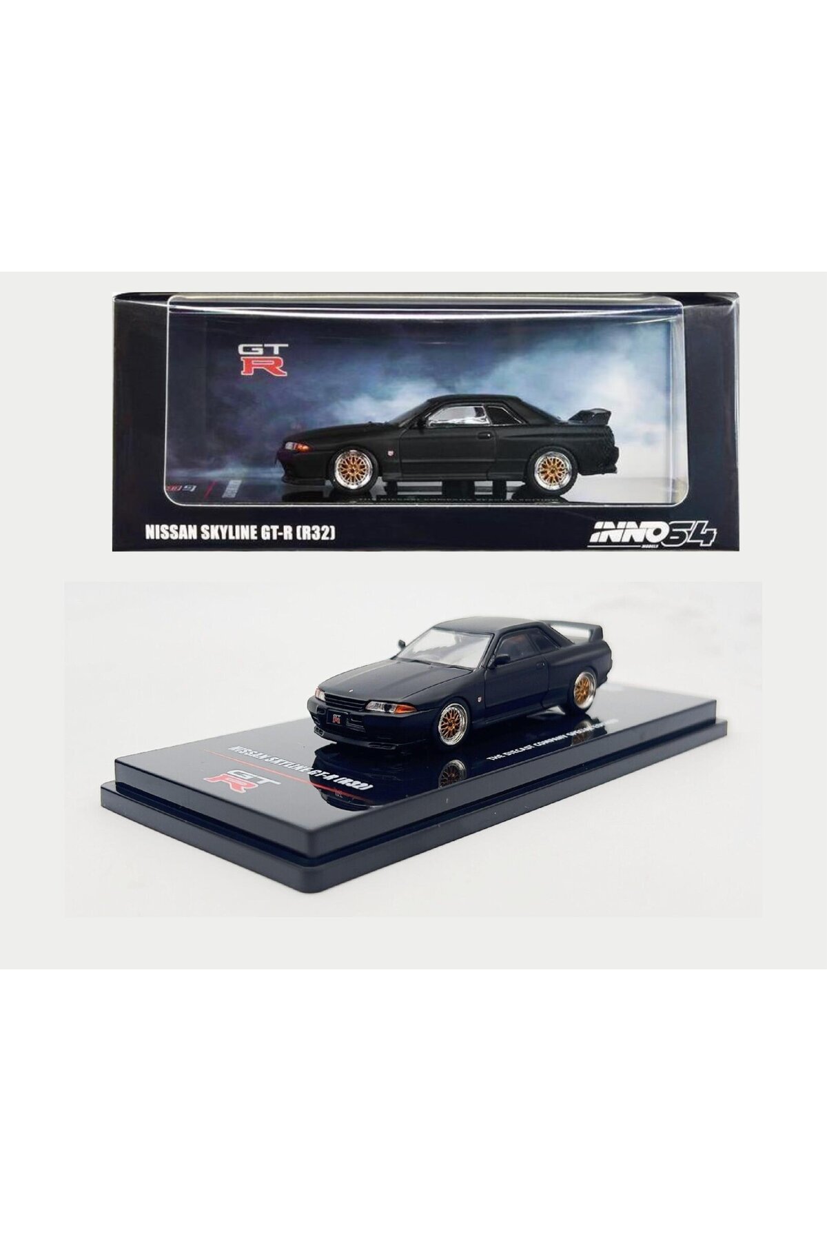Inno İNNO64 Nissan Skyline GT-R R32 Matt Black TDC Special Edition ...