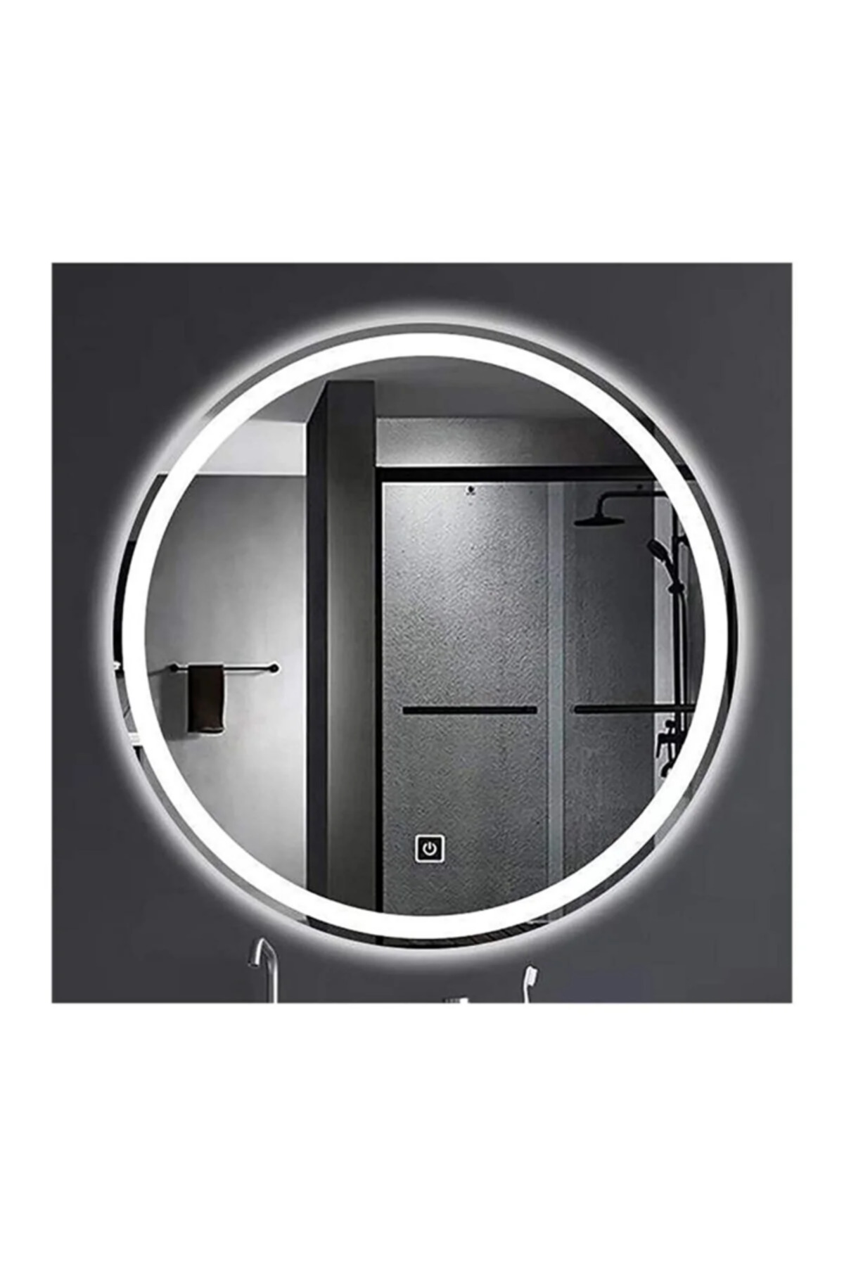eagle mirror 90 cm Beyaz Led Dekoratif Banyo Aynası - Fiyatı, Yorumları