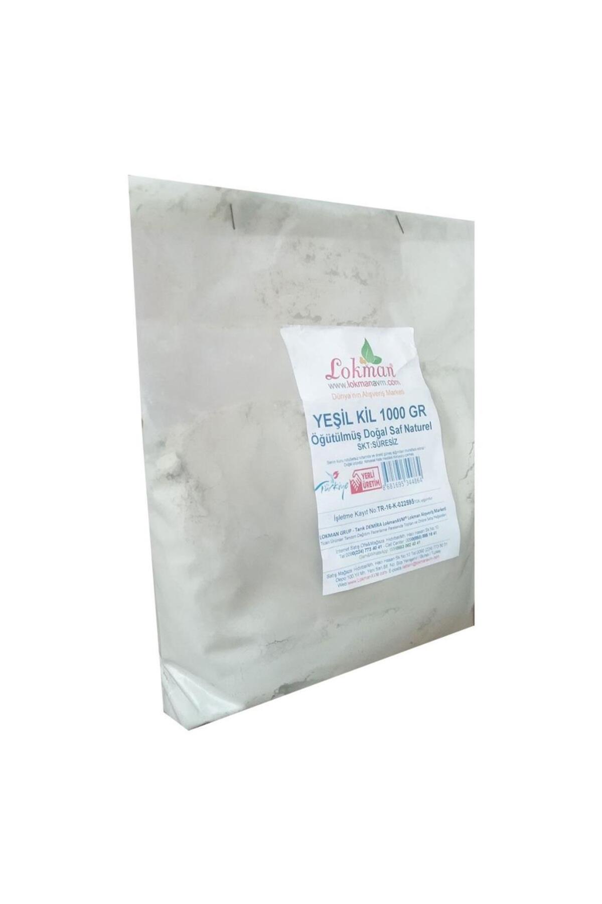 LokmanAVM Doğal Öğütülmüş Yeşil Kil Maskesi Saf Maskelik Yeşil Kil ...