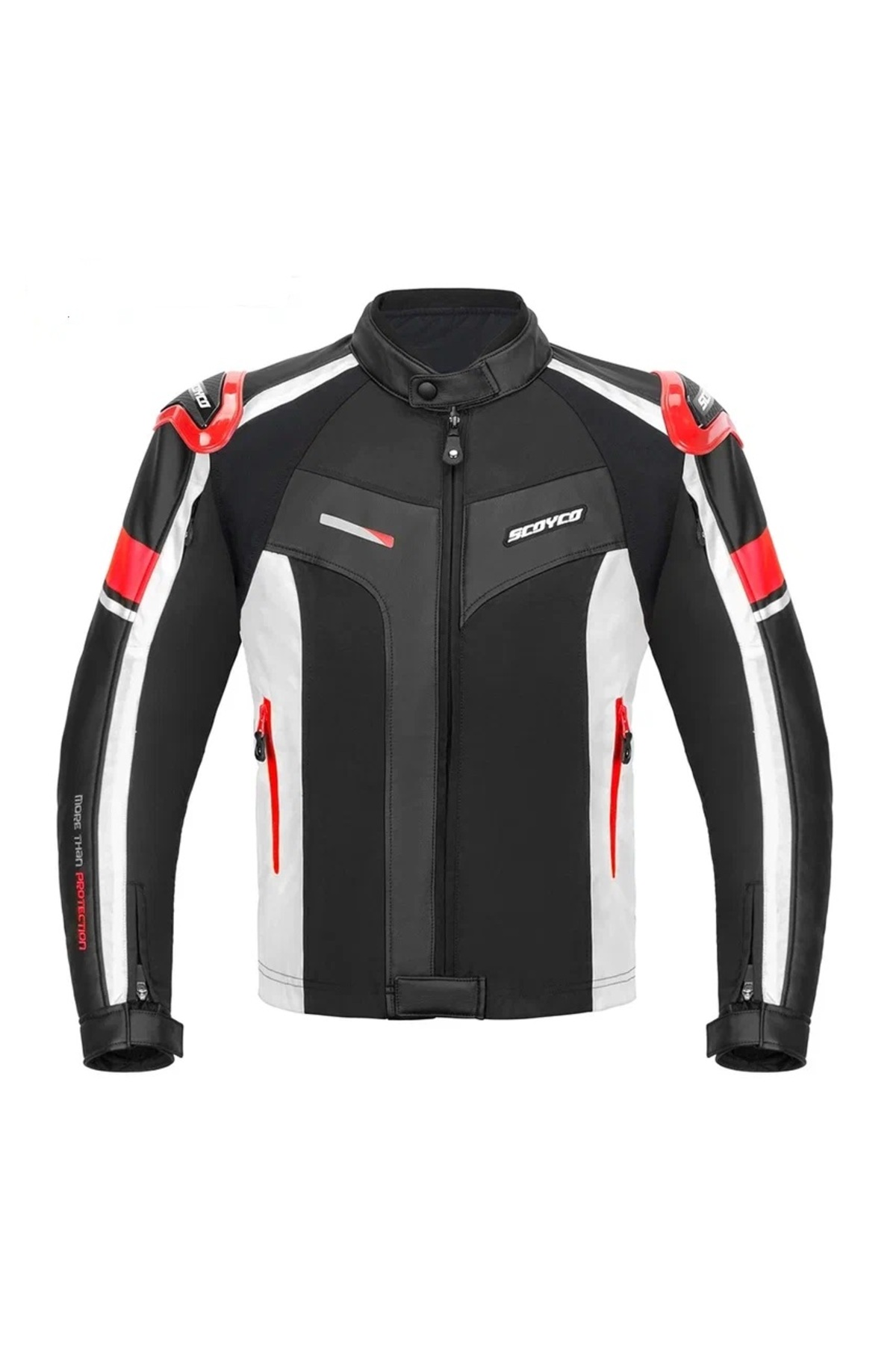 MOTOANL Motosiklet Montu Full Korumalı 4 Mevsim Pu Kaplamalı Deri Ve ...