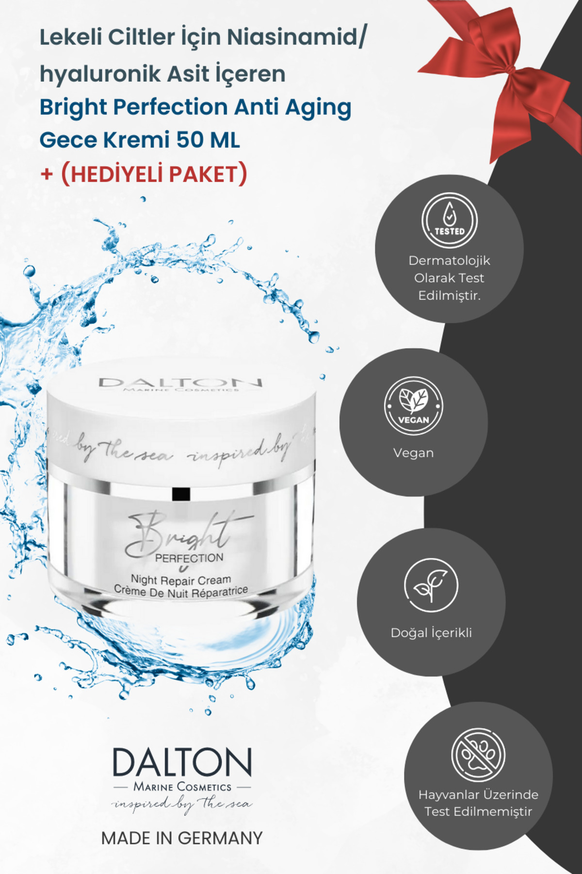 DALTON MARİNE COSMETİCS Lekeli Ciltler Için Niasinamid/hyaluronik Asit ...