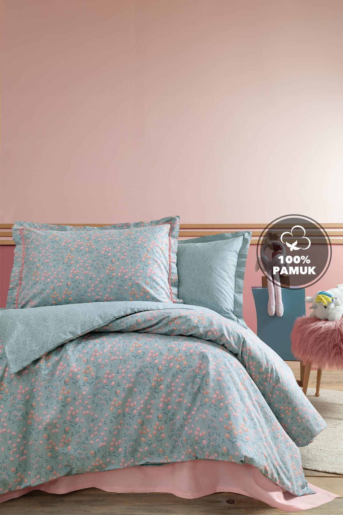 Yataş Mini Harpies Tek Kişilik Ranforce %100 Pamuk Nevresim Takımı ...