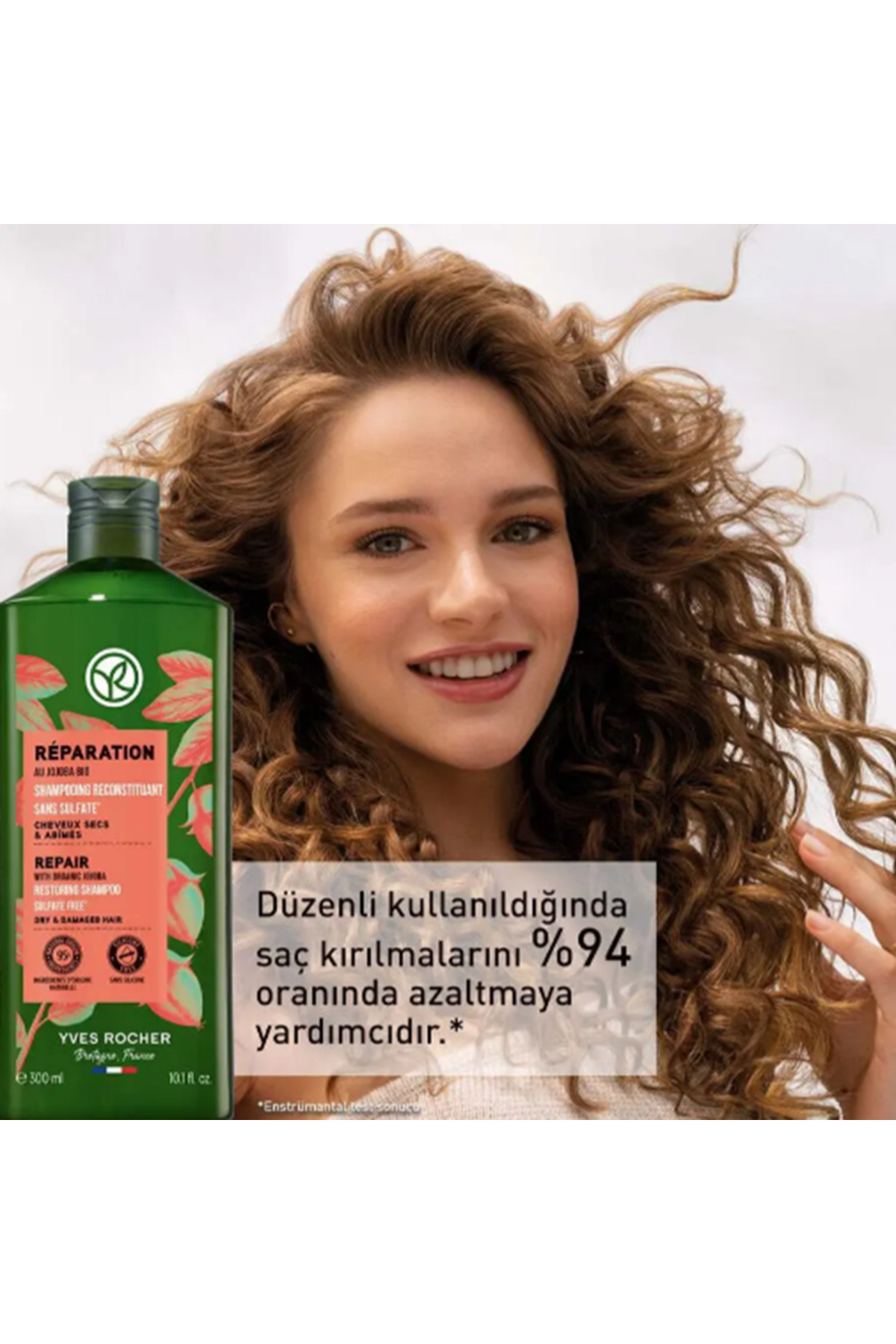 Yves Rocher Onarıcı Prebiyotik Şampuan - Yıpranmış Saçlar / Reparation ...