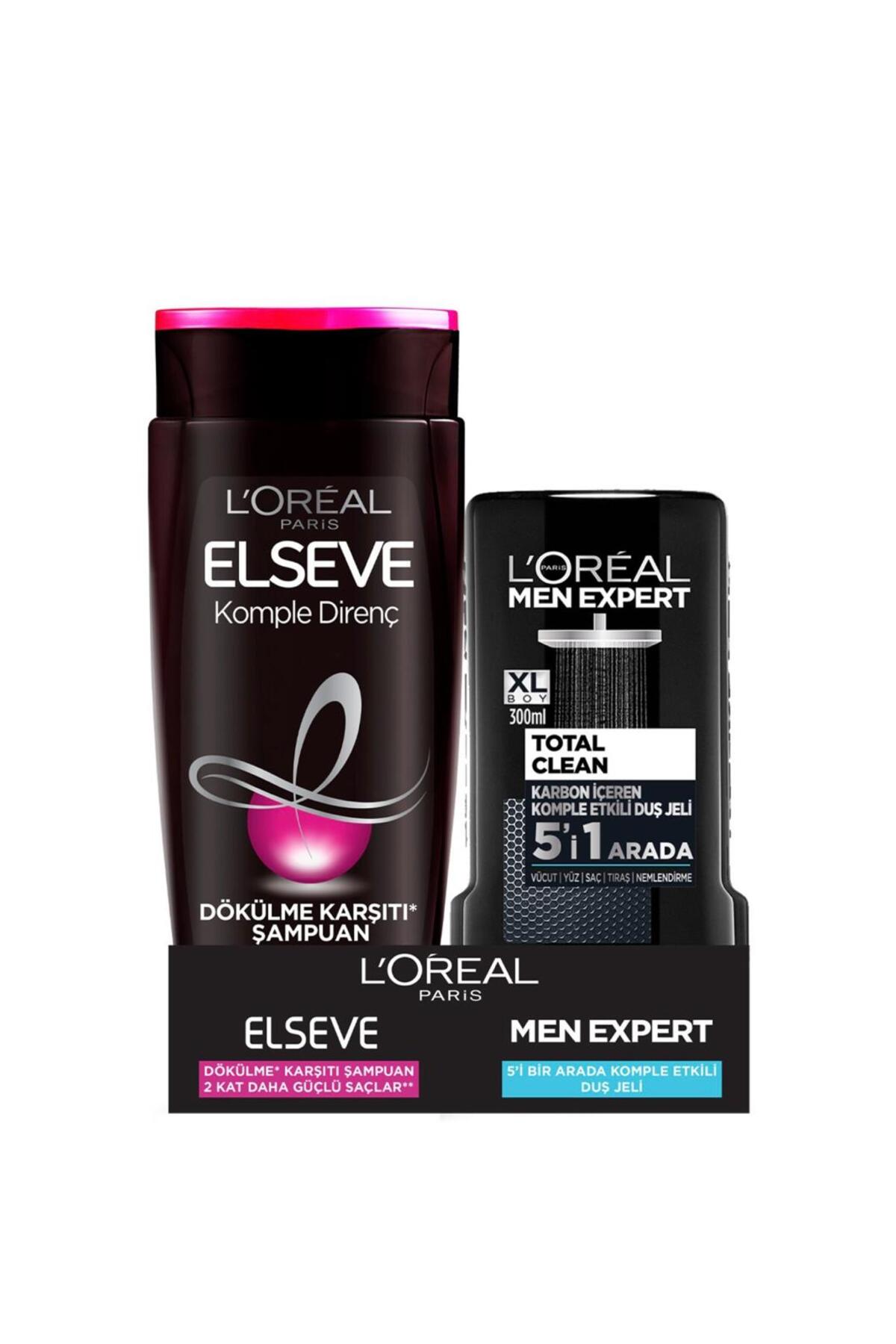 L'Oreal Paris Men Expert ELSEVE Komple Direnç Dökülme Karşıtı Şampuan ...