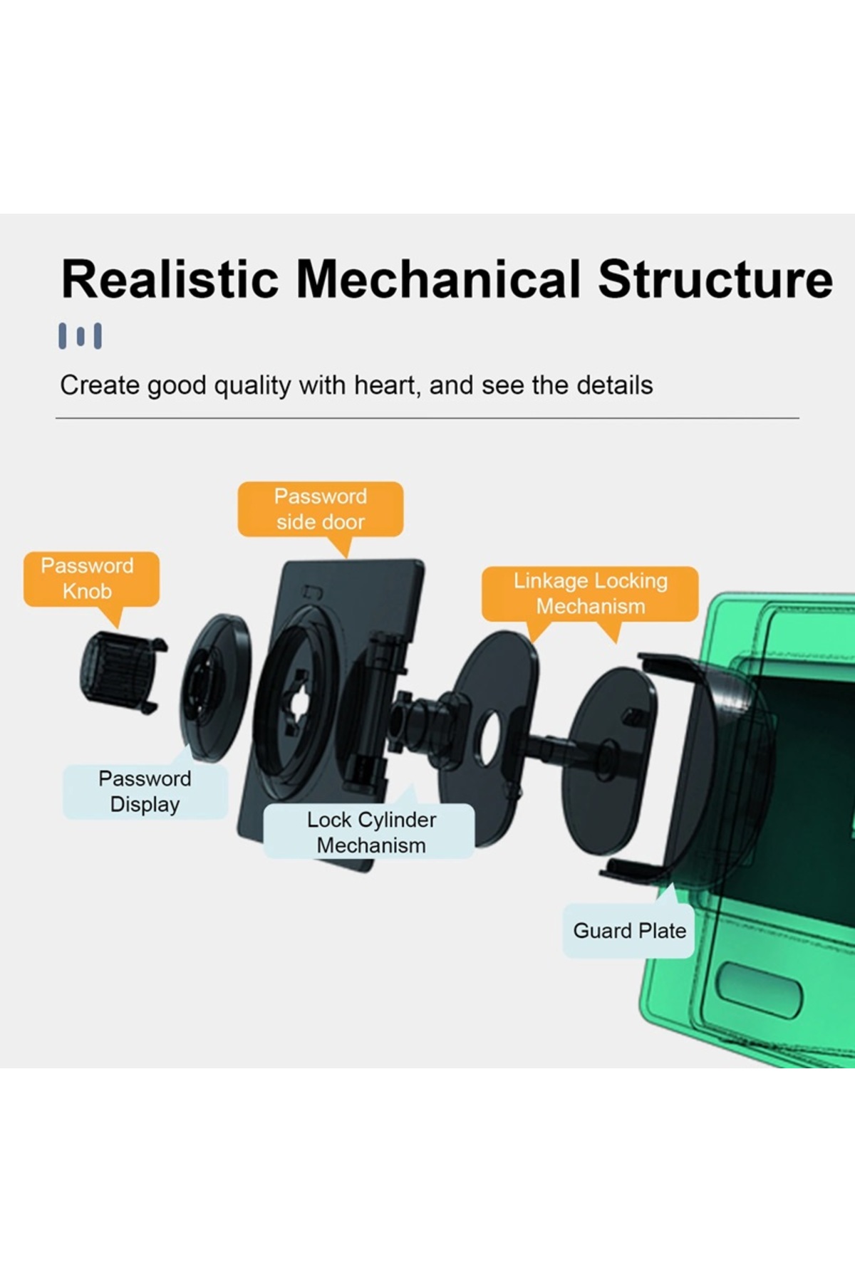 La Vie Design Yeşil Retro Atm Safe Box Dönen Şifreli Mini Banka Para ...