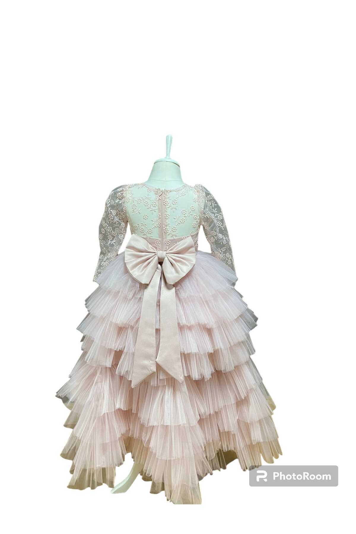 Sirius Kids Kemer Boncuk İşlemeli Kız Çocuk Elbisesi - Fiyatı, Yorumları