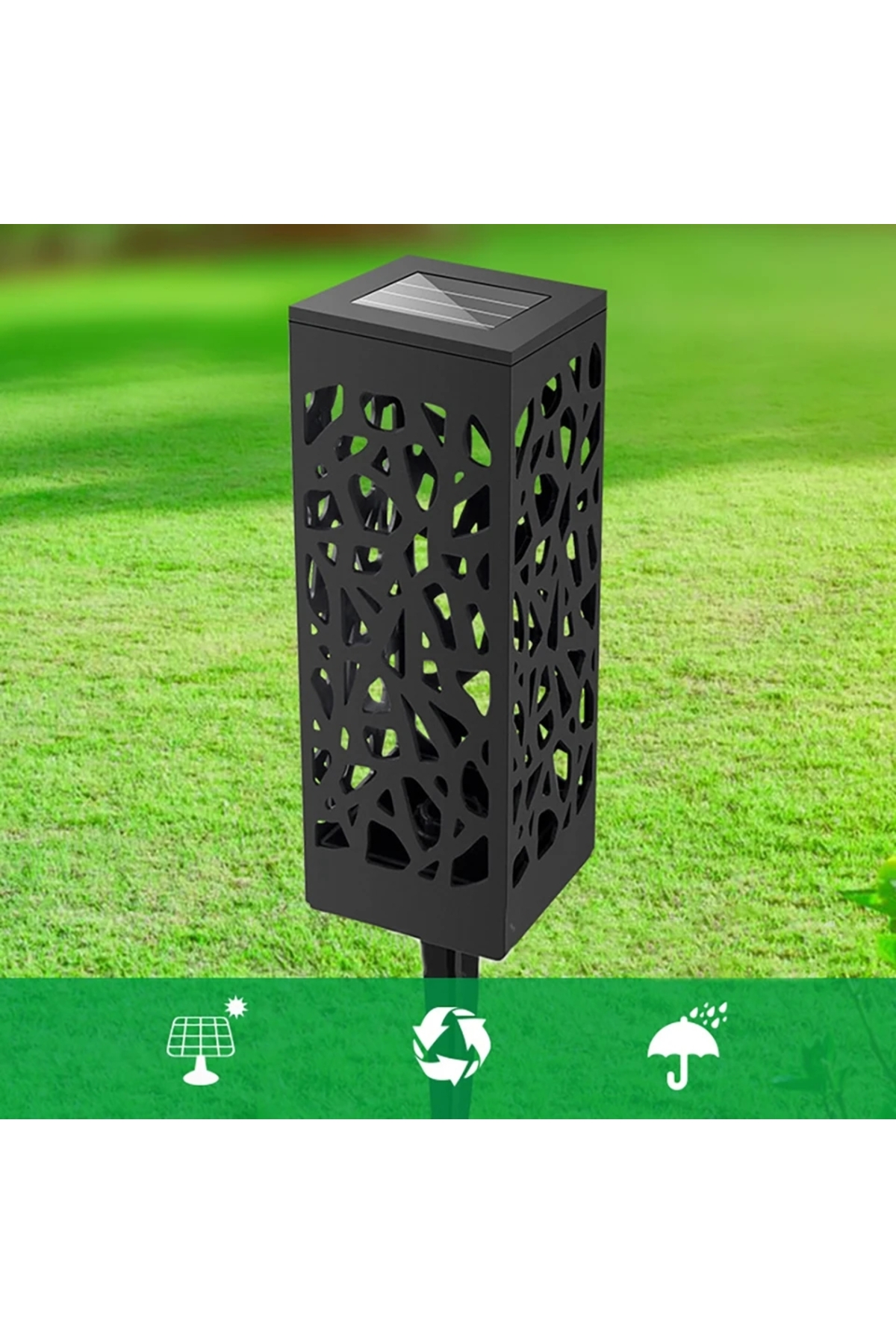 Kyrotech Dekoratif Şeker Pembe Solar Güneş Enerjili Bahçe Aydınlatma ...