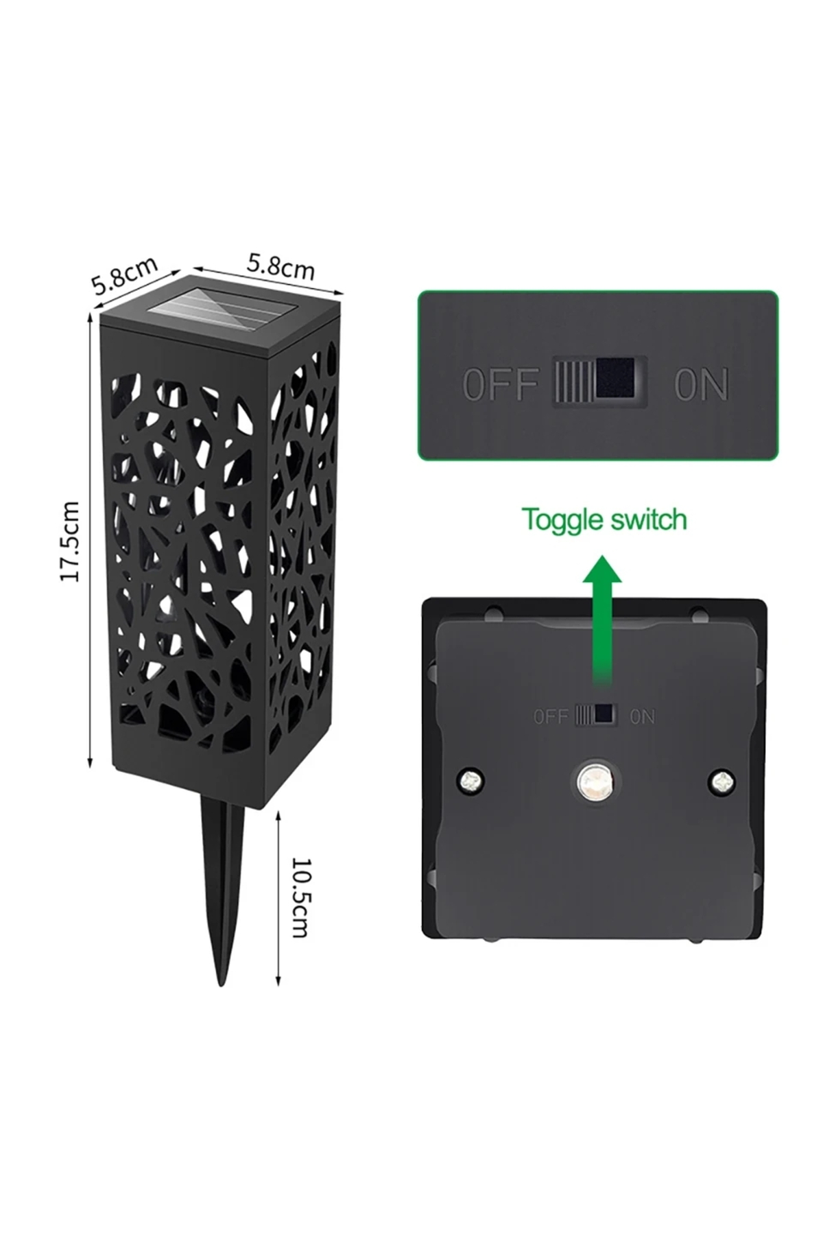 Kyrotech Dekoratif Şeker Pembe Solar Güneş Enerjili Bahçe Aydınlatma ...