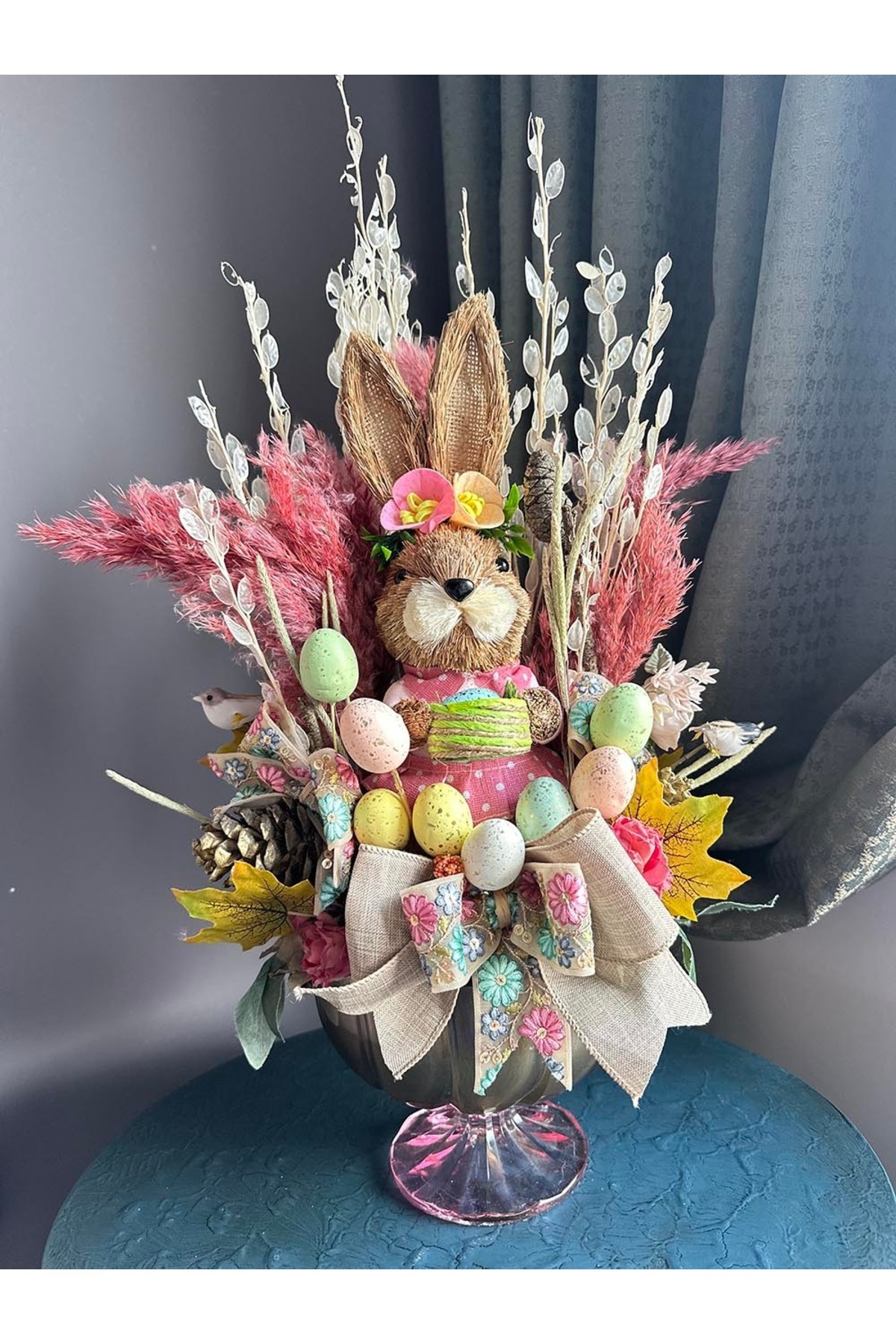 HAZE DESİGN LAB Paskalya Tavşanı Çiçekli Çanak Fiyatı, Yorumları - Trendyol