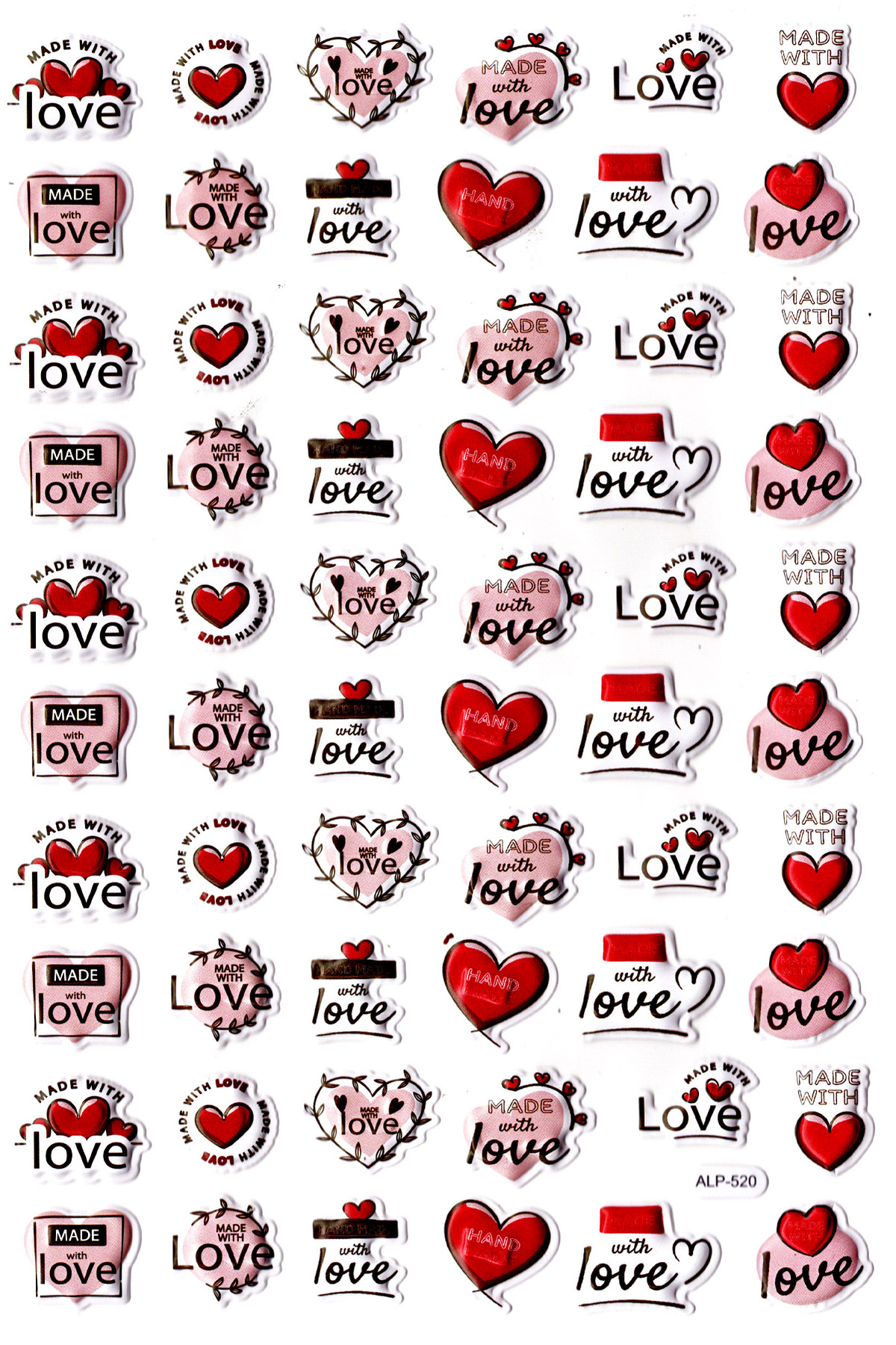 Limmy Sticker Kabartmalı A4 Boyutunda Stiker Defter, Planlayıcı Etiket ...