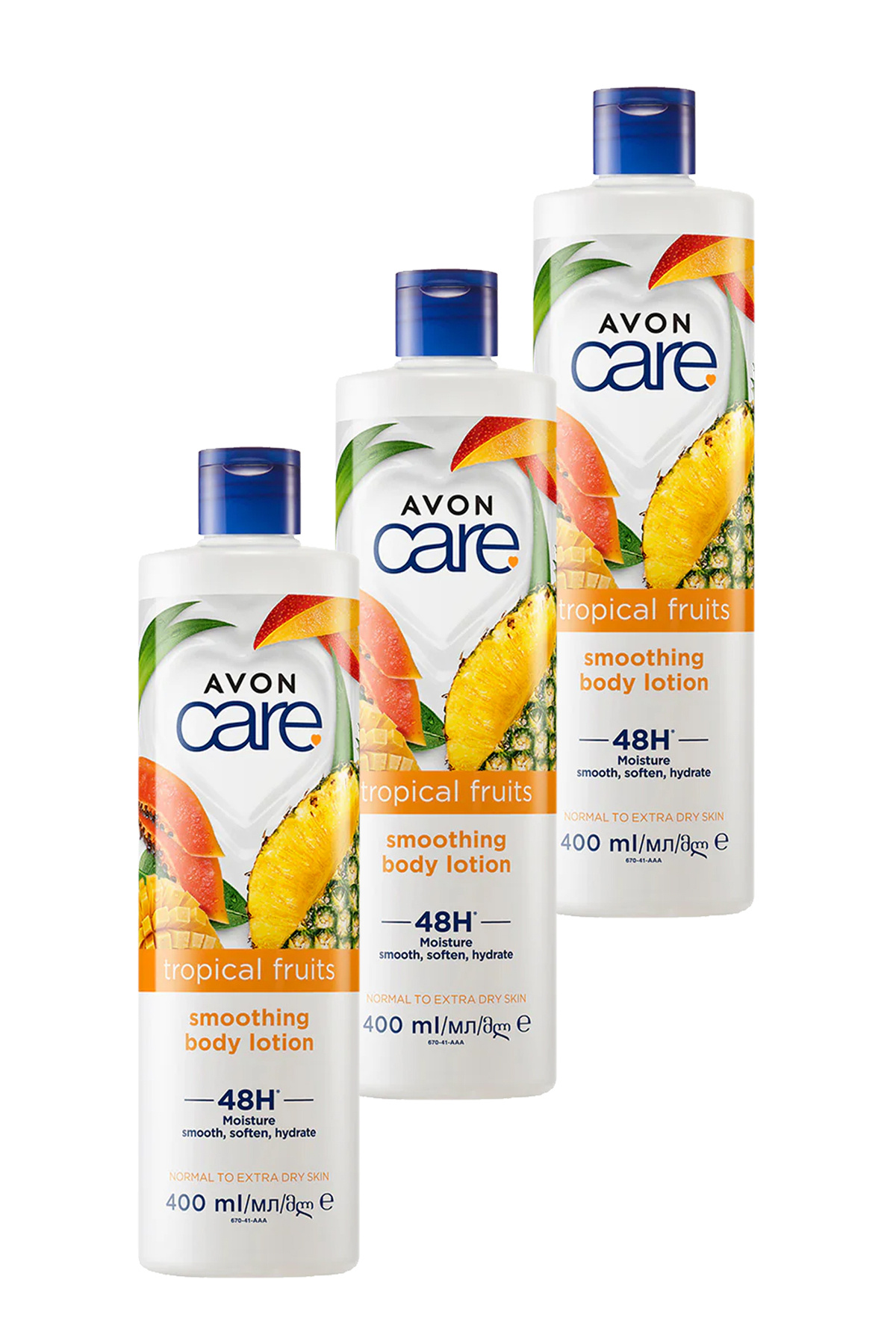 Avon Care Tropical Fruits Ananas, Mango ve Papaya Özlü Vücut Losyonu ...