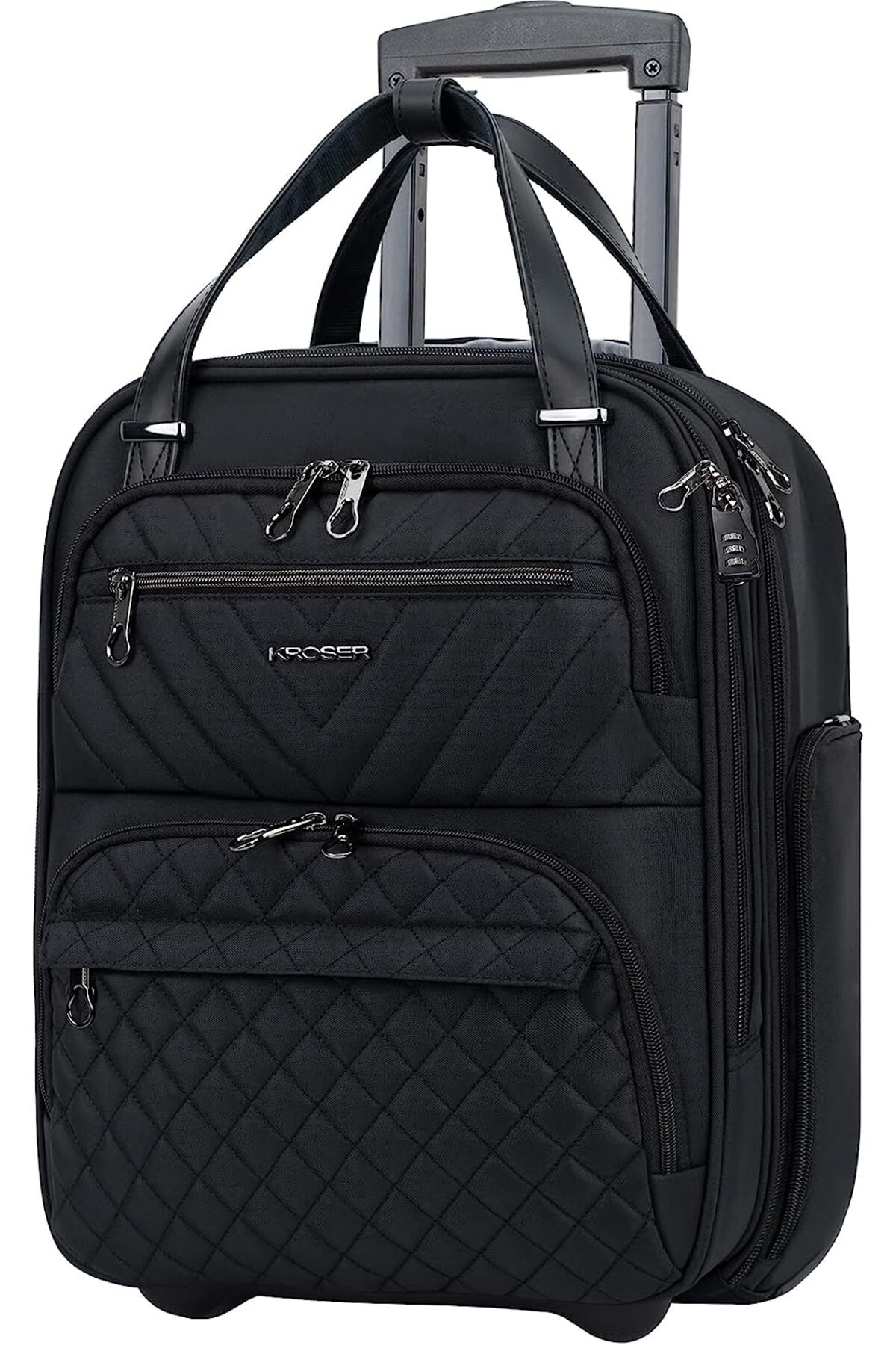 KROSER 40cm El Bagajı Bavul Arabası Hafif ve Çok Fonksiyonlu Gecelik ...