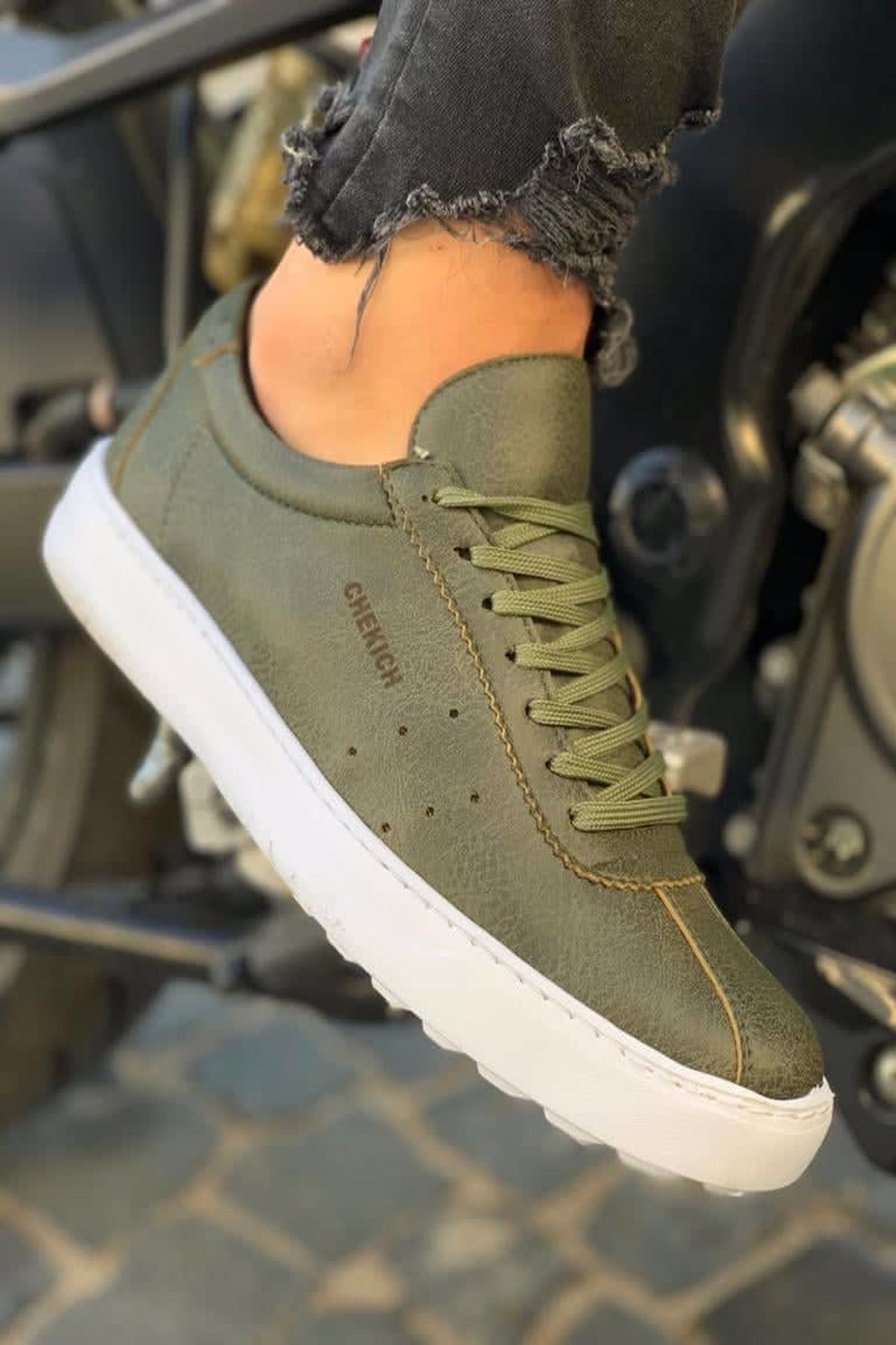 Chekich Haki Erkek Sneaker