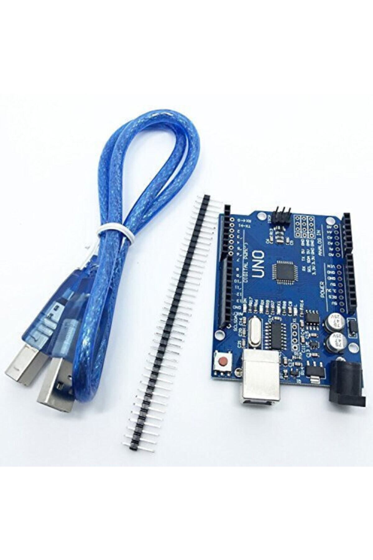 Genel Markalar Arduino Uno R3 Klon Mega328p Smd (ch340) + Usb Kablo ...