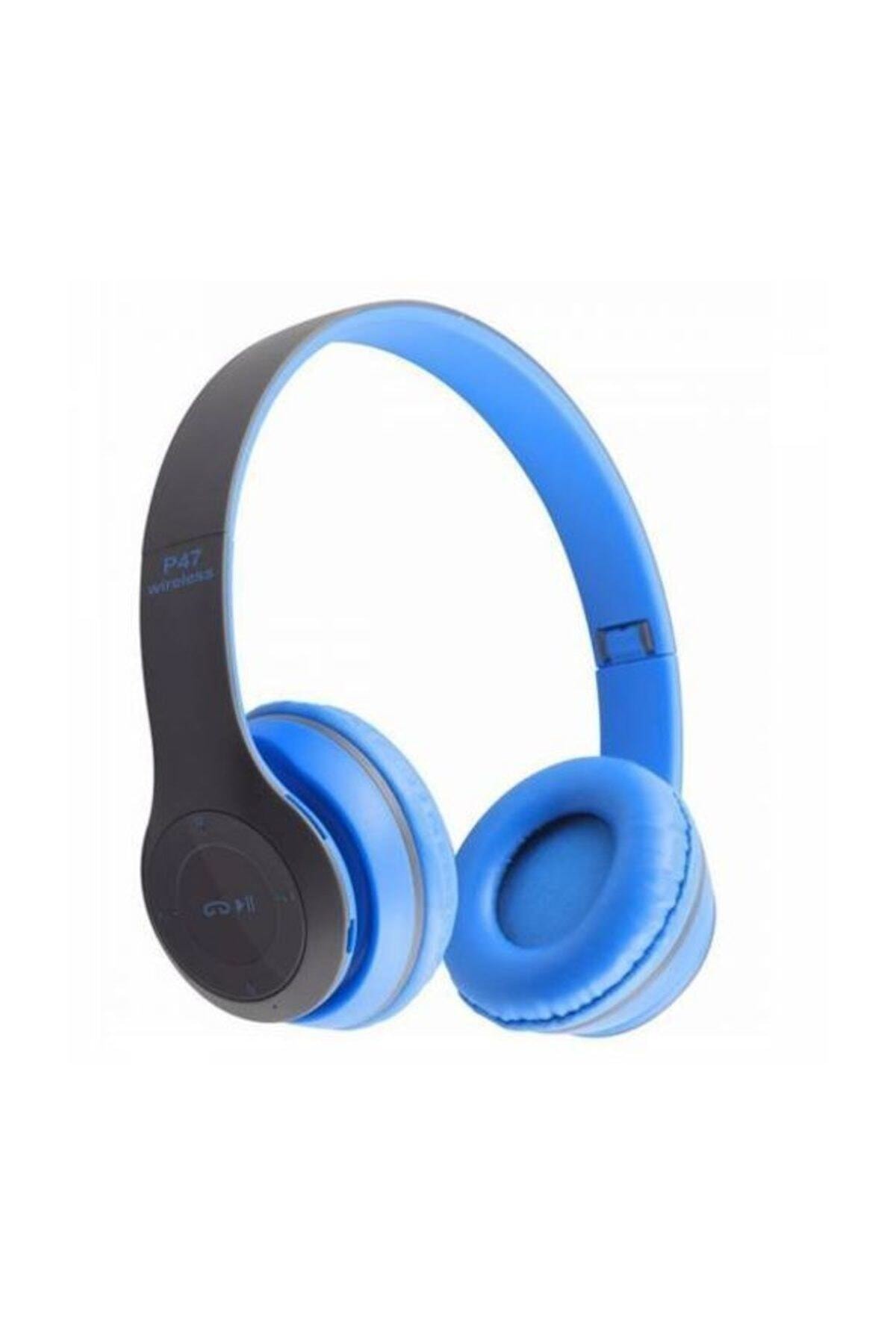 Gomax P47 Mavi Wireless Bluetooth Kulaklık