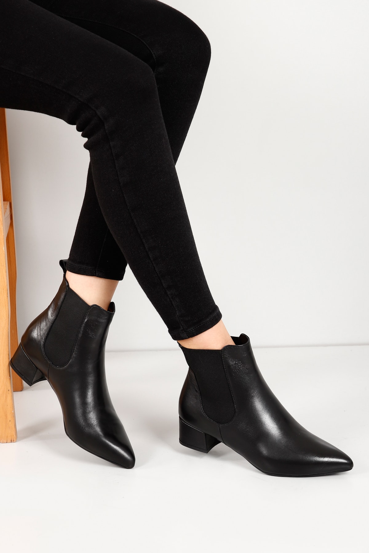 G.Ö.N Gön Hakiki Deri Kadın Bot 47495