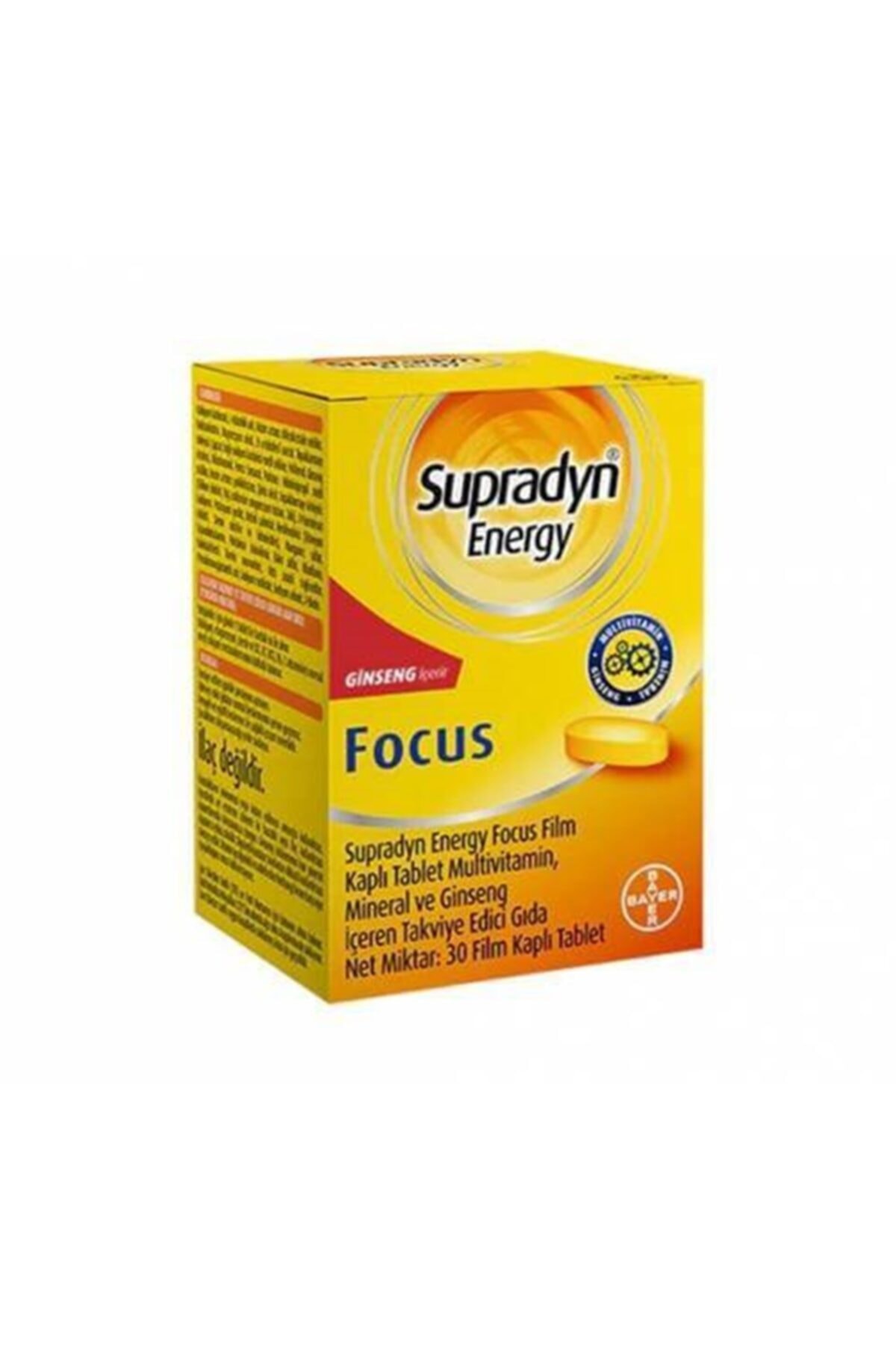 Supradyn Energy Focus 30 Tablet - Fiyatı, Yorumları