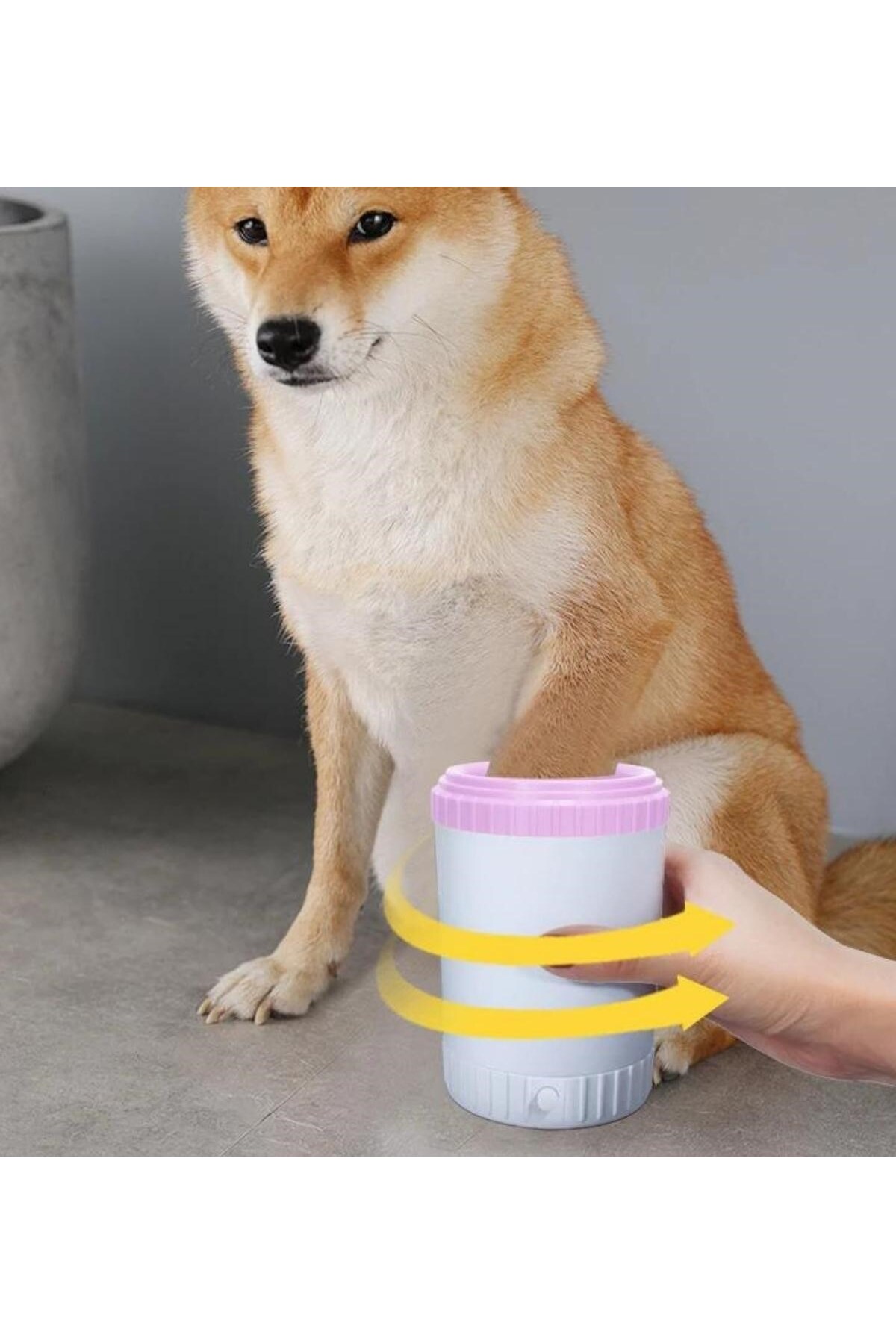 BUSHOP Köpeki Pati Temizleme Aparatı Ve Pati Yıkama Kupası Kir ...