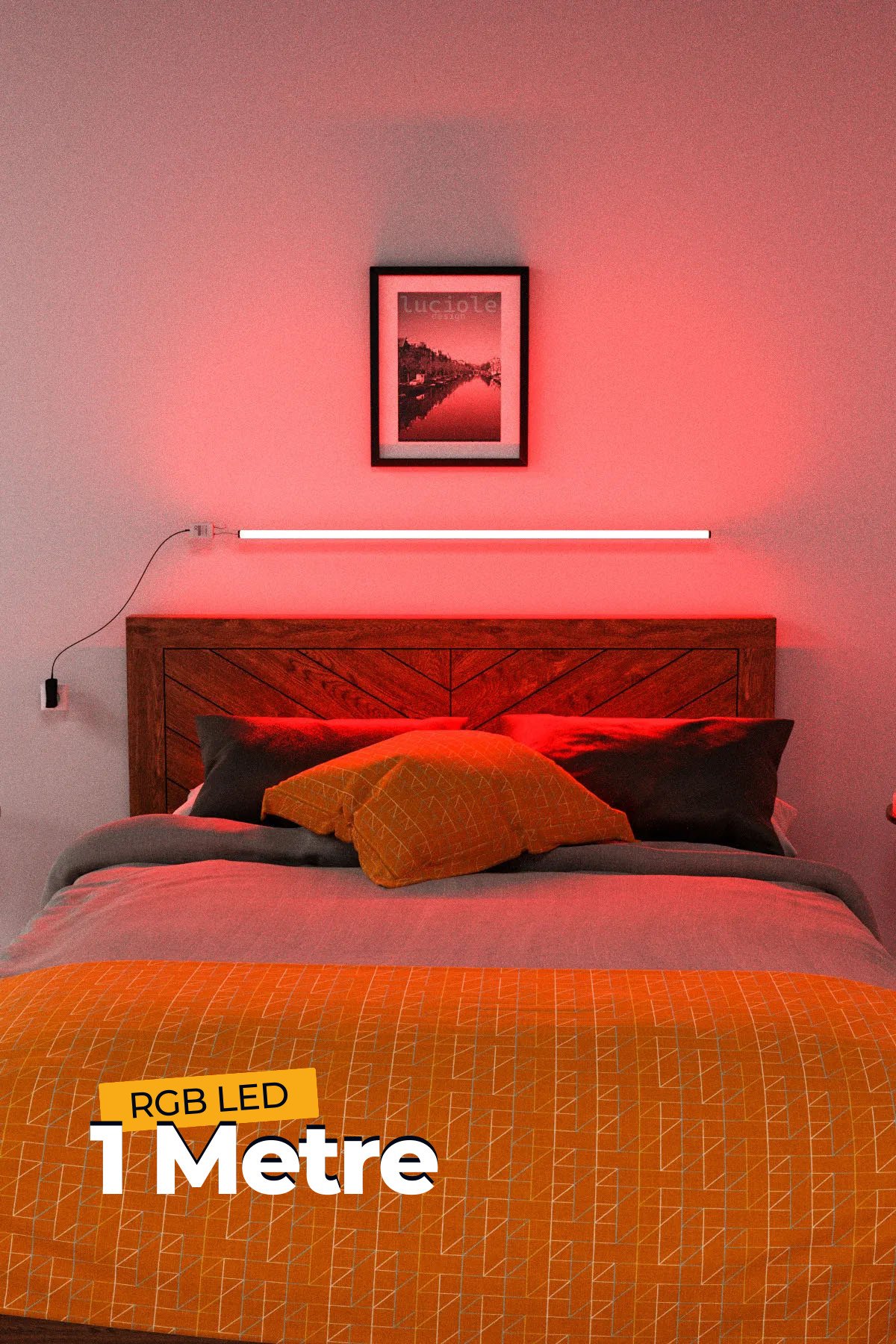 luciole Led Çubuk Bar Abajur Aplik Gece Lambası Rgb Lambader Renkli ...