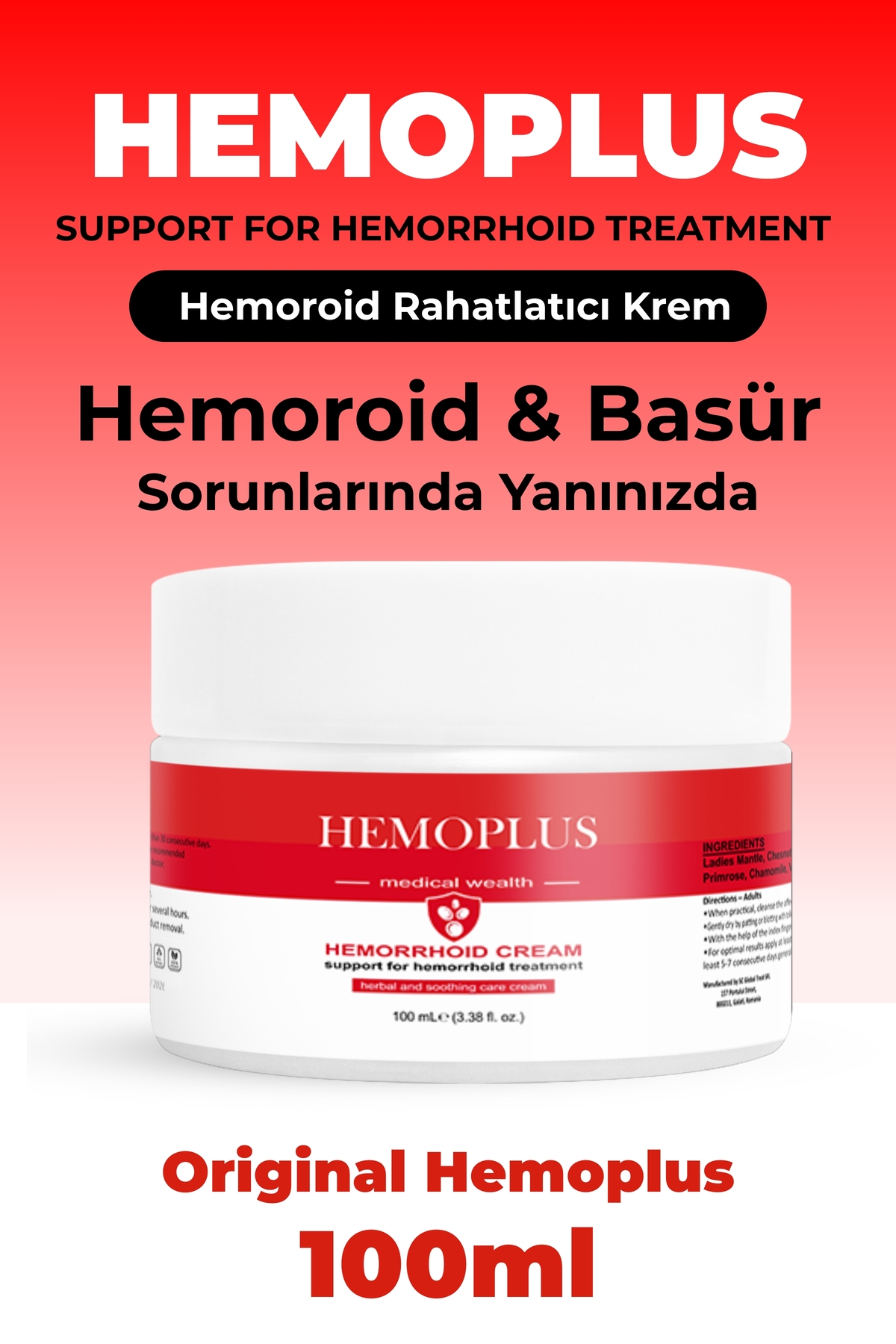 HEMOPLUS Rahatlatıcı ve 100 ml Fiyatı, Yorumları - Trendyol