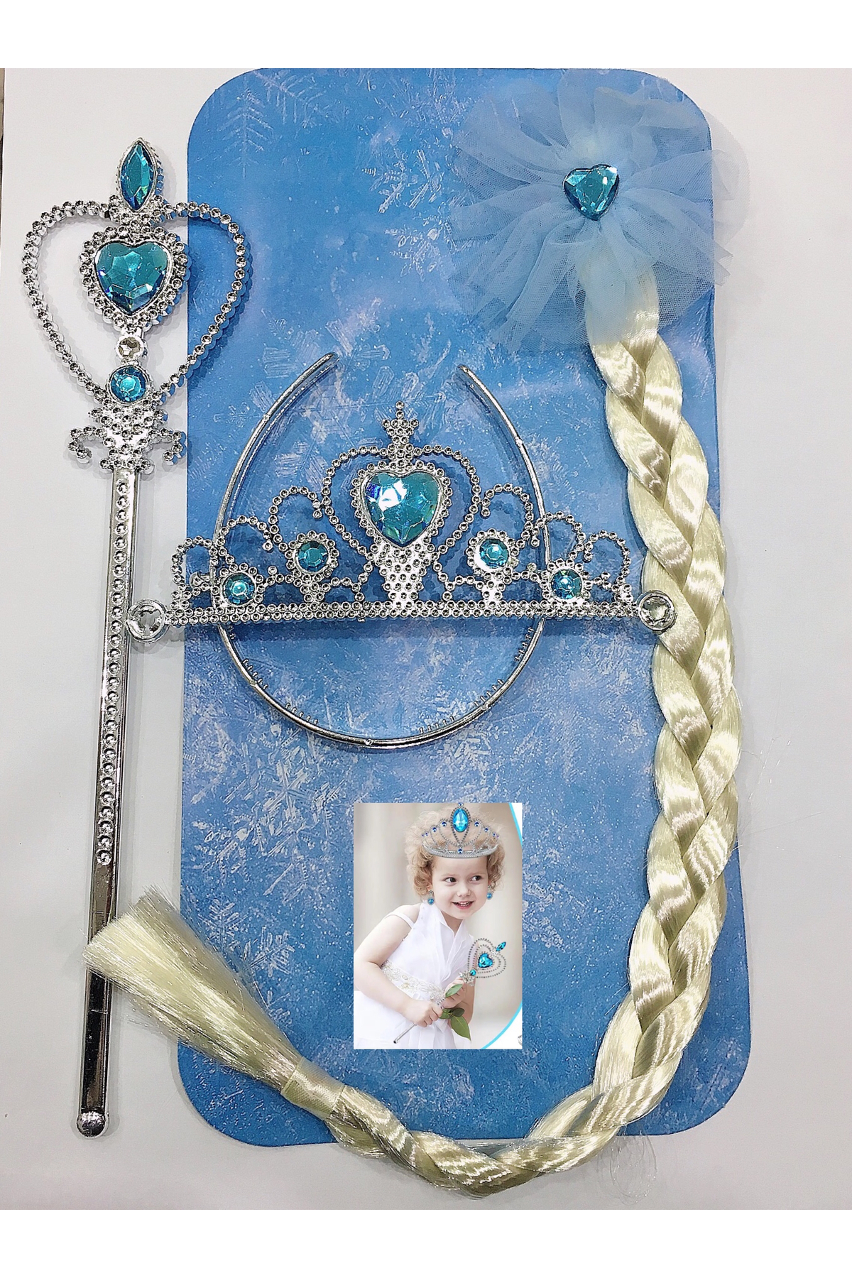 NEW HİLL ELSA set aksesuar(taç-saç ve asa) Fiyatı, Yorumları - Trendyol
