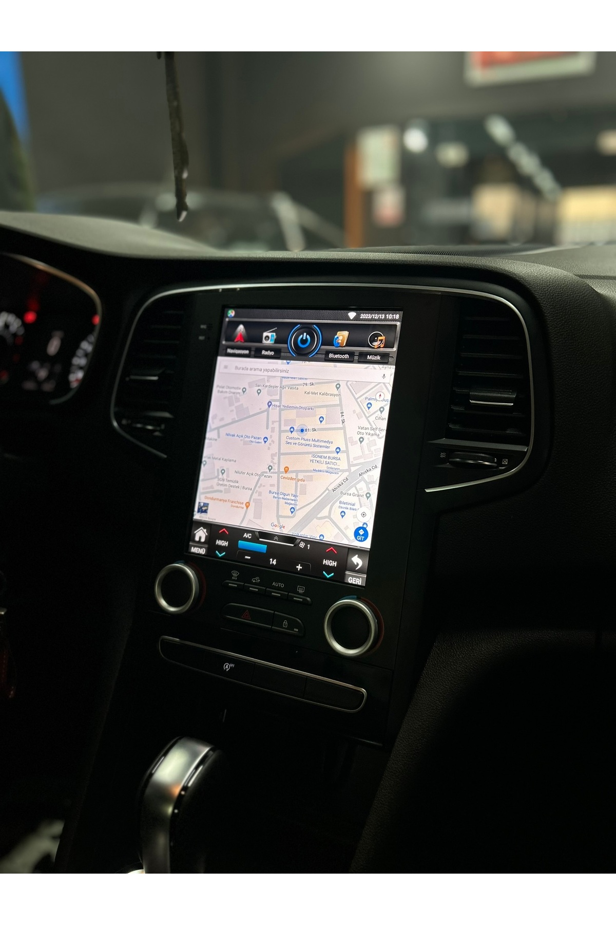 Custom Pluss Renault Megane 4 Tesla Uyumlu Android 12 Multimedya ...