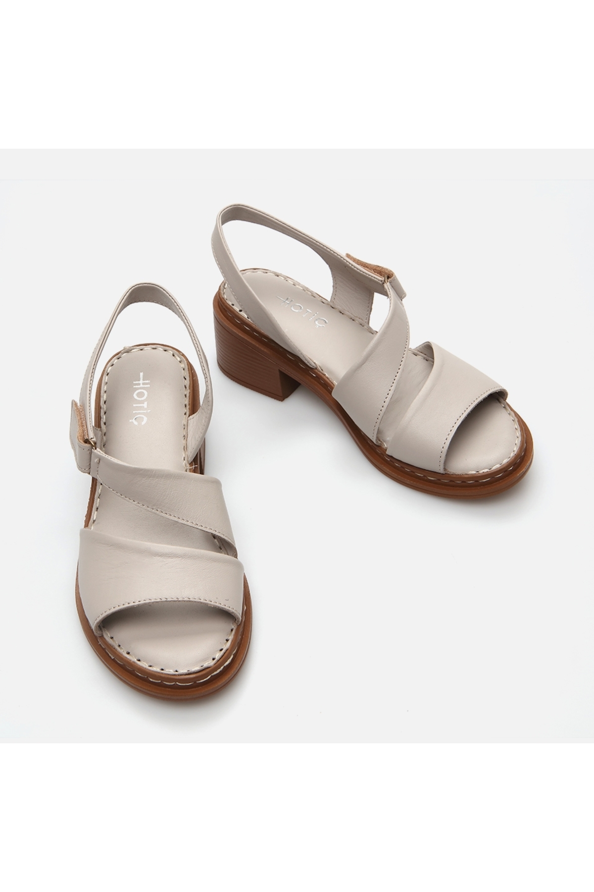 Hotiç Hakiki Deri Açık Gri Kadın Topuklu Sandalet Fiyatı, Yorumları ...