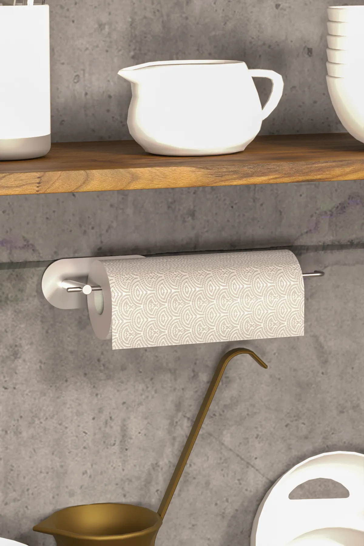 FH DESIGN Paslanmaz Çelik Kağıt Havlu Askılığı / Kağıt Havluluk ...