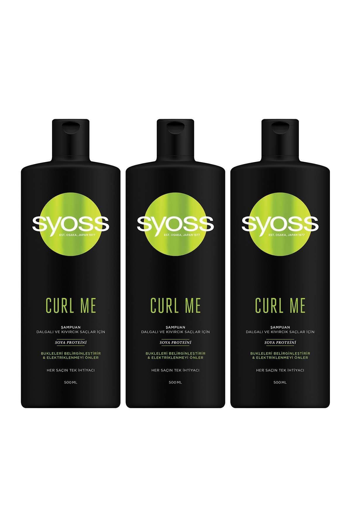 Syoss Curl Me Bukle Belirginleştirici Şampuan 500 ml X 3 Adet Fiyatı ...