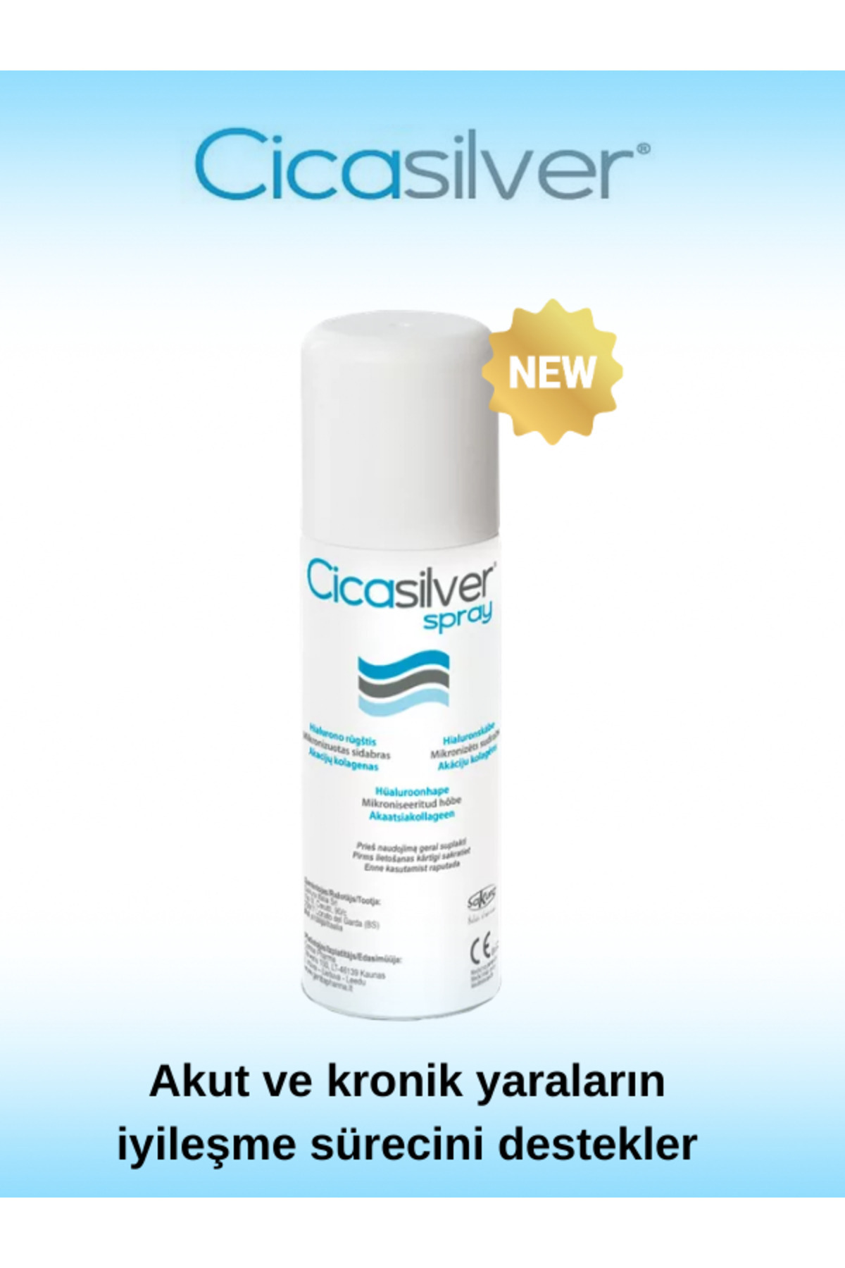 CicaSilver Gümüşlü Yara Bakım Spreyi 125 ml./ 1 Adet Fiyatı, Yorumları ...