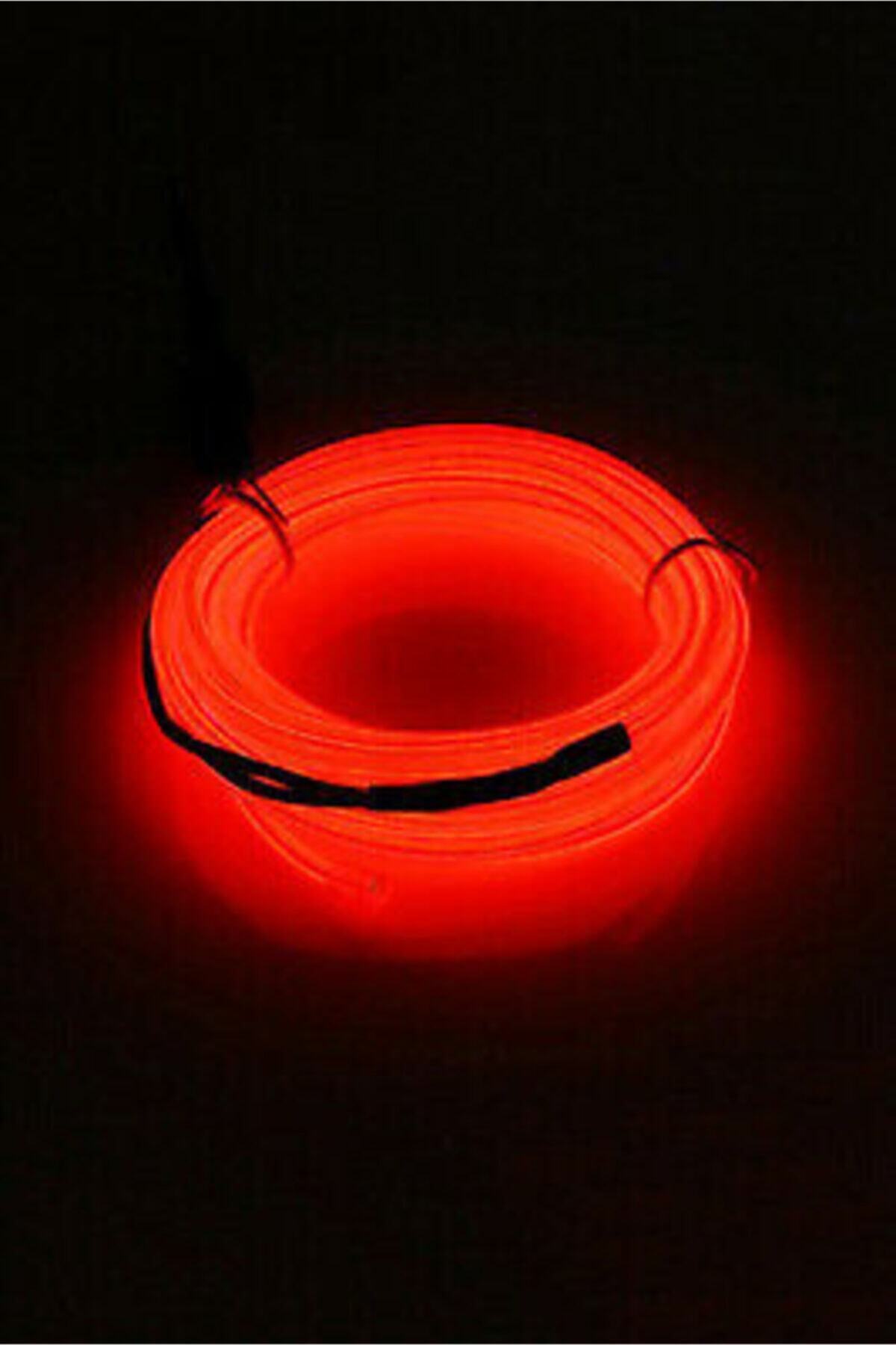 C9 Araç Içi Neon Led Ip Led Torpido Ledi 5 Metre Neon Ledi C9 Kırmızı ...