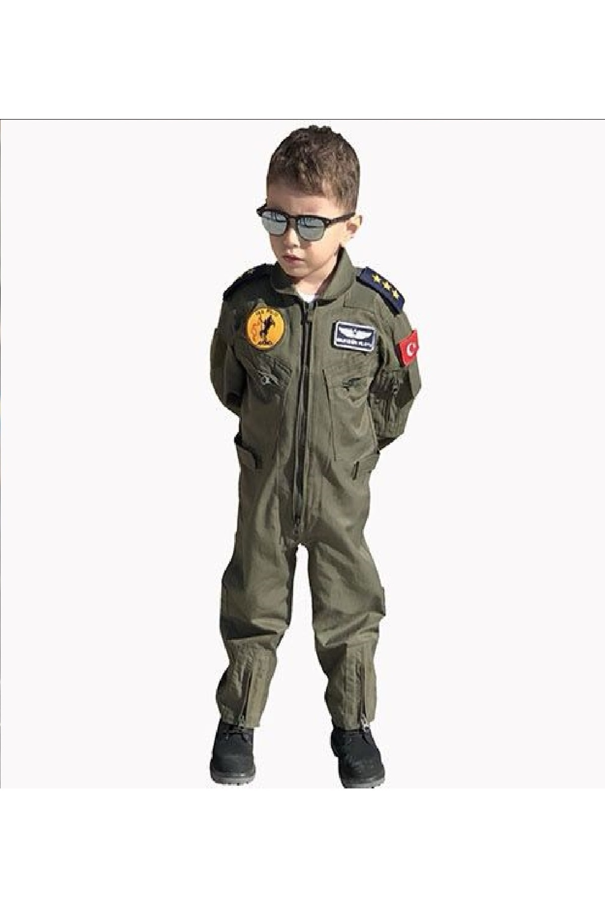 Niks7 Çocuk Pilot Tulumu Haki Yeşil Fiyatı, Yorumları - Trendyol