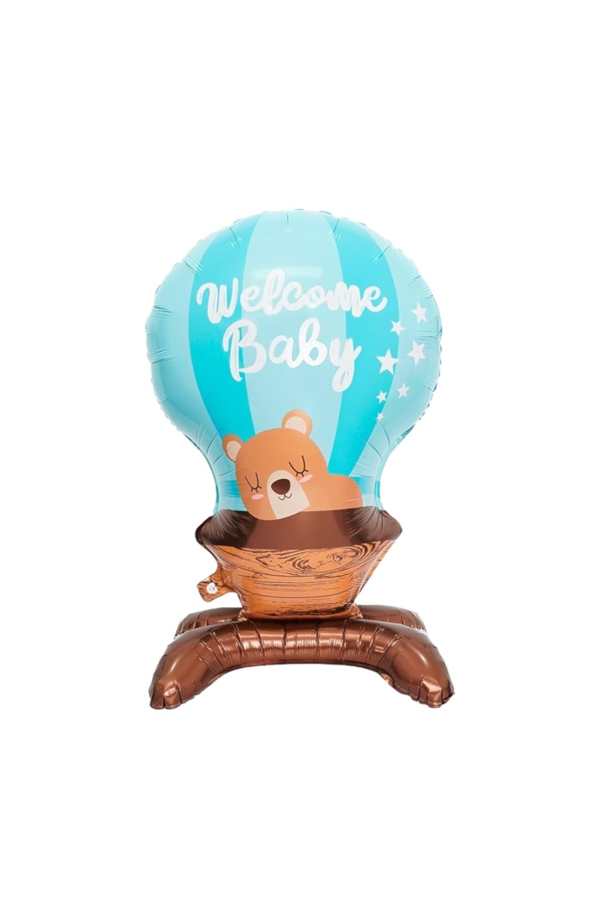 Genel Markalar MİNİ PARTY STORE Ayaklı Welcome Baby Mavi Folyo Balon ...