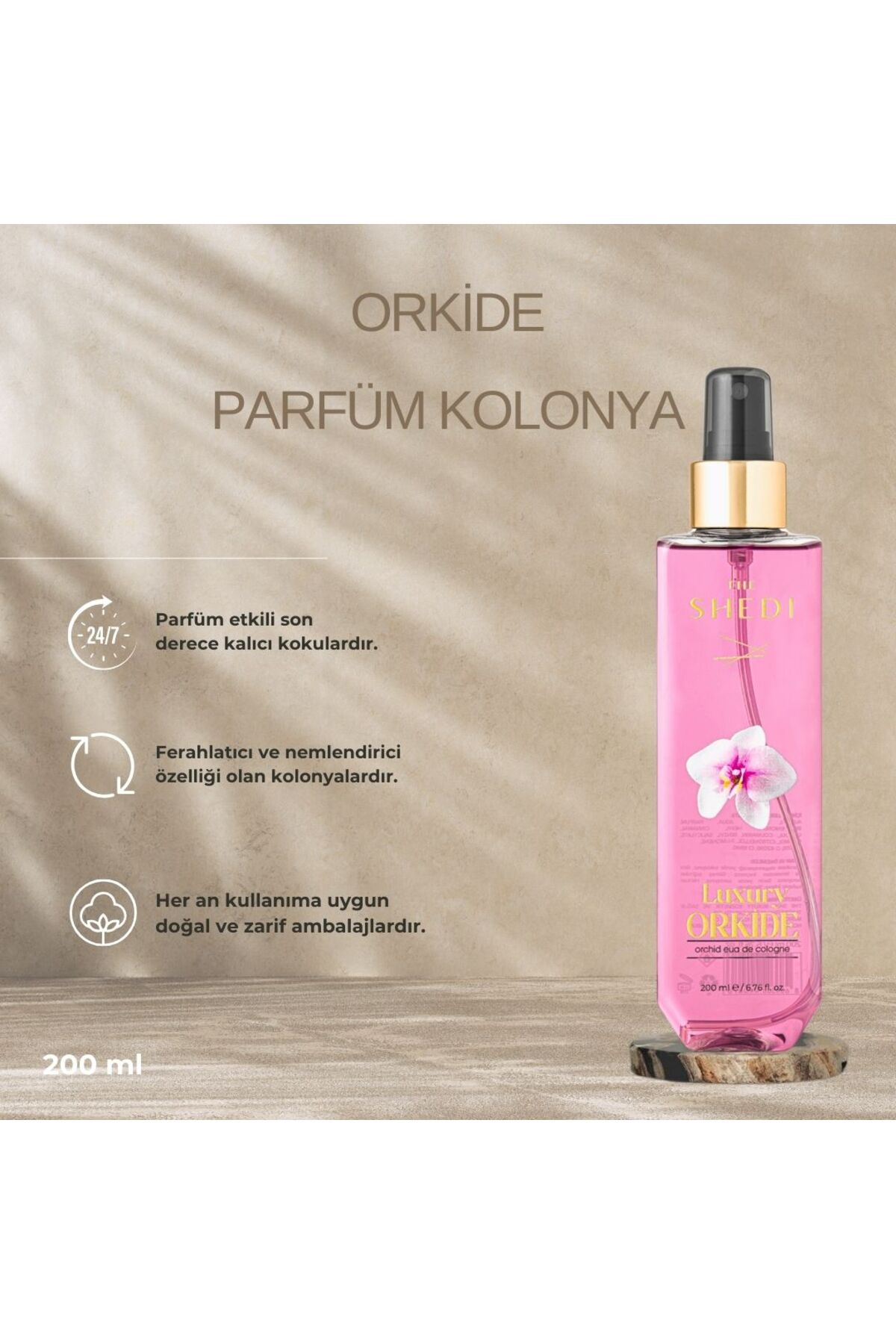 The SheDi Orkide Parfüm Kolonya 200 ml Fiyatı, Yorumları - Trendyol