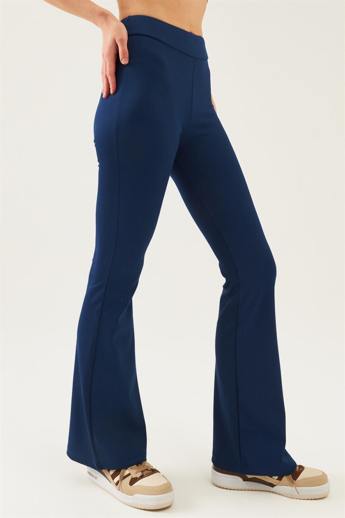 Genel Markalar Fitilli Kaşkorse Ispanyol Paça Yüksek Bel Toparlayıcı ...