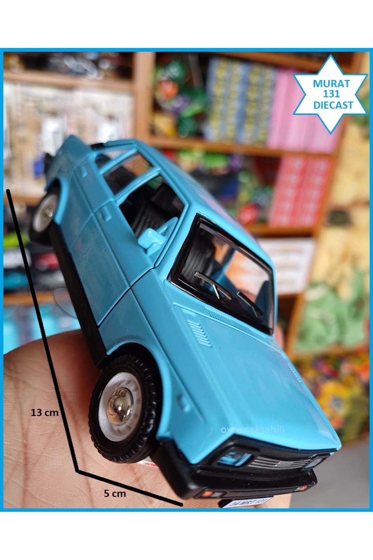 OYUNCAKSAHİLİ Murat 131 Şahin 1980 Nostalji Model Metal Araba 2 Kapı ...