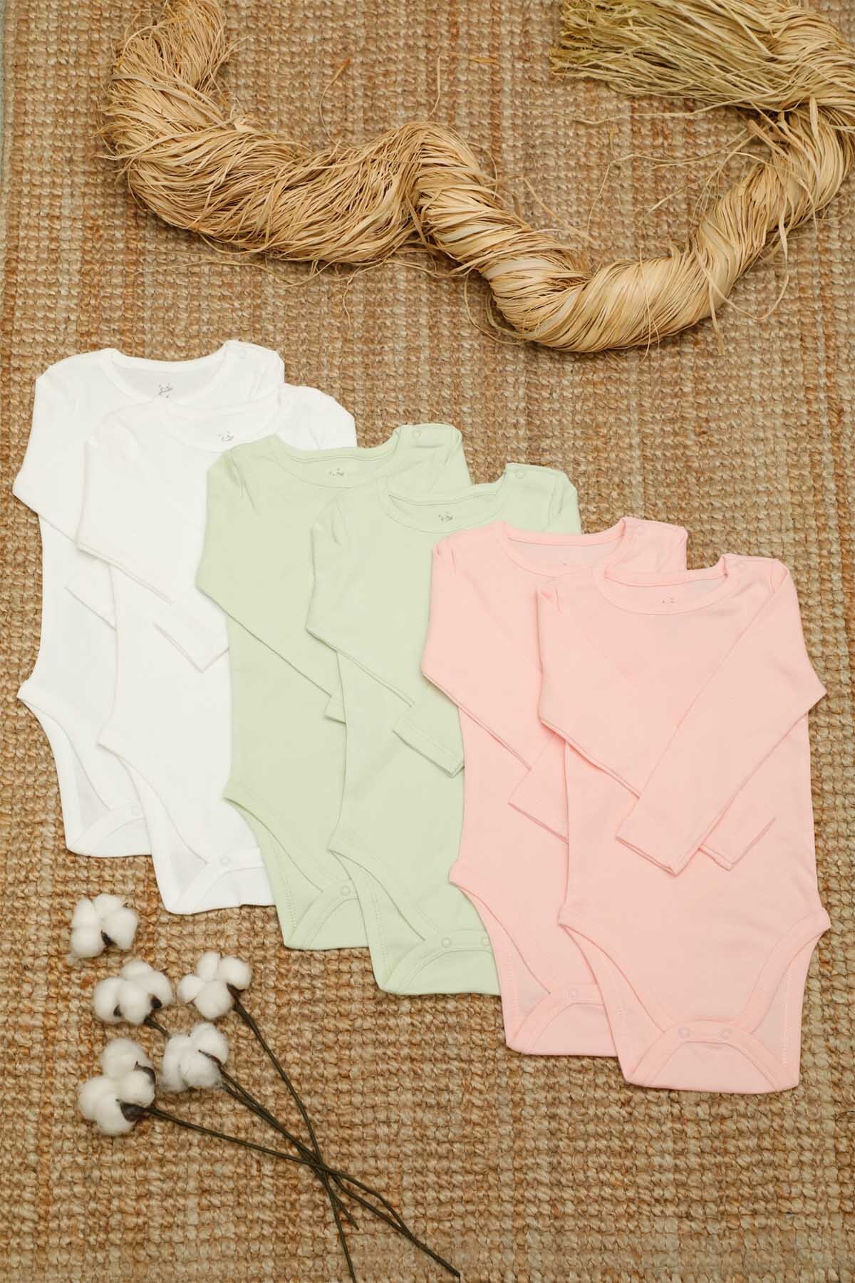 Bross 6lı Kutu Organik Pamuk Bebek Uzun Kollu Body Fiyatı, Yorumları ...