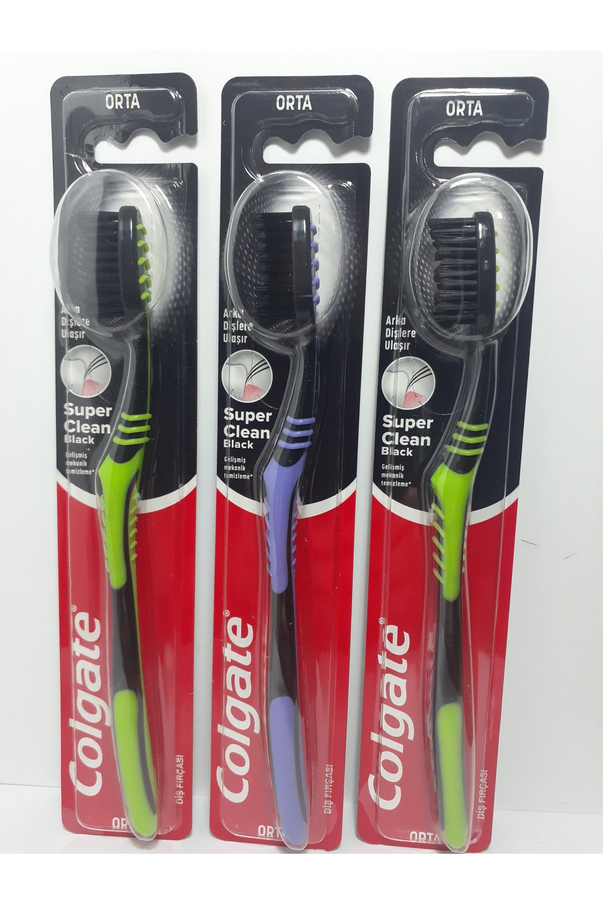 Colgate Süper Clean Black Orta Diş Fırçası X 3 Adet Fiyatı, Yorumları ...