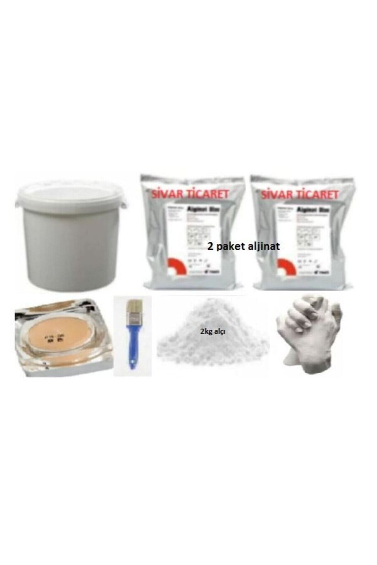 Sivar SİVAR Büyük Boy 2 Paket Aljinat El Ve Ayak Kalıbı Malzeme Lüx ...