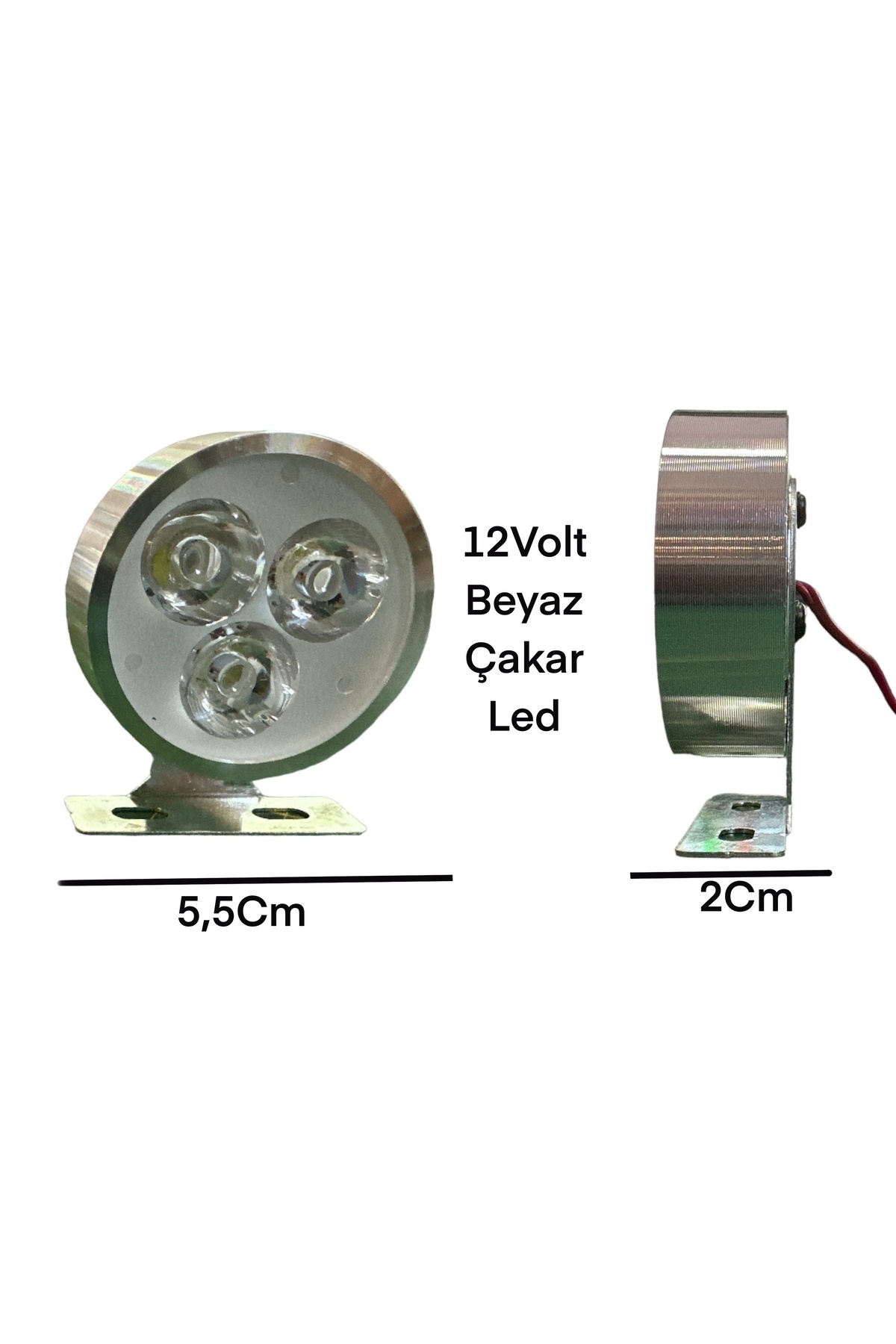 gcstore 12 Volt Beyaz Led Çakar Lamba Panjur Içi Ayak Altı Araç İç ve ...