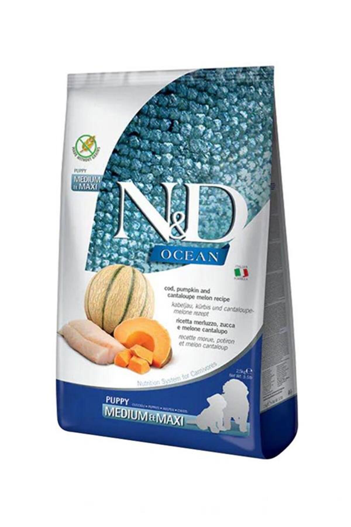 N & D Nd Dog Ocean Puppy Med/maxi Morina Balıklı&kavun Köpek 2.5 Kg ...