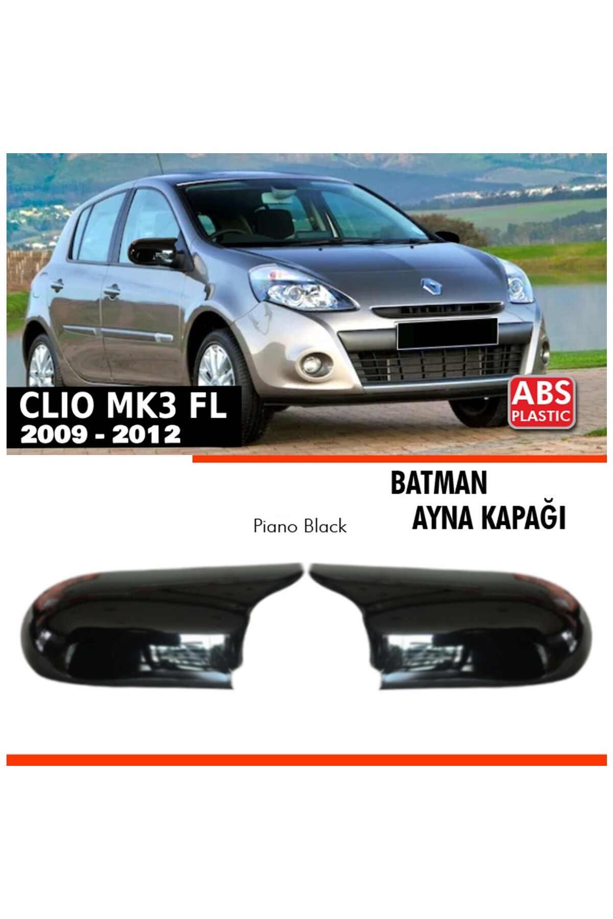 NamTuning Renault Clio 3 Batman Yarasa Ayna Kapağı 2009-2012 Makyajlı ...