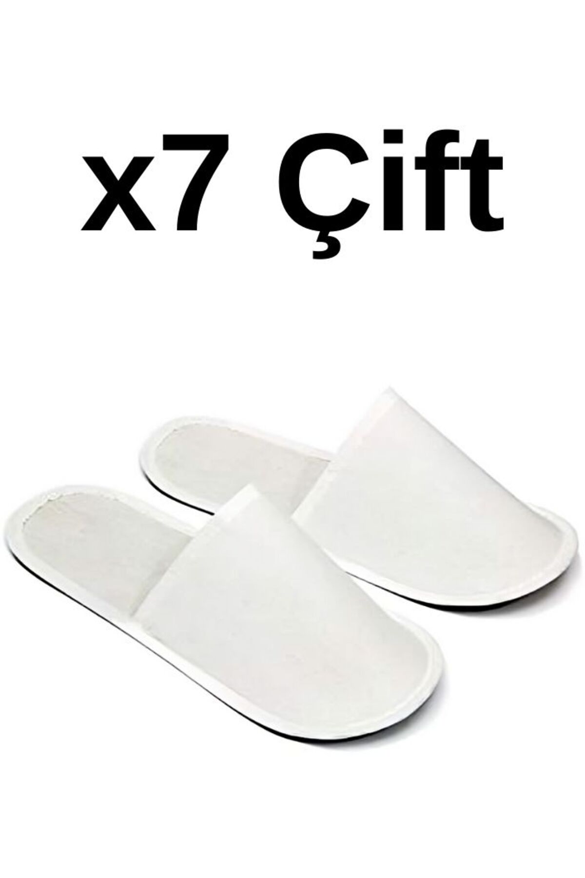 Melis Home 7 Çift, Otel Terliği, Tek Kullanımlık Terlik, Beyaz Fiyatı ...