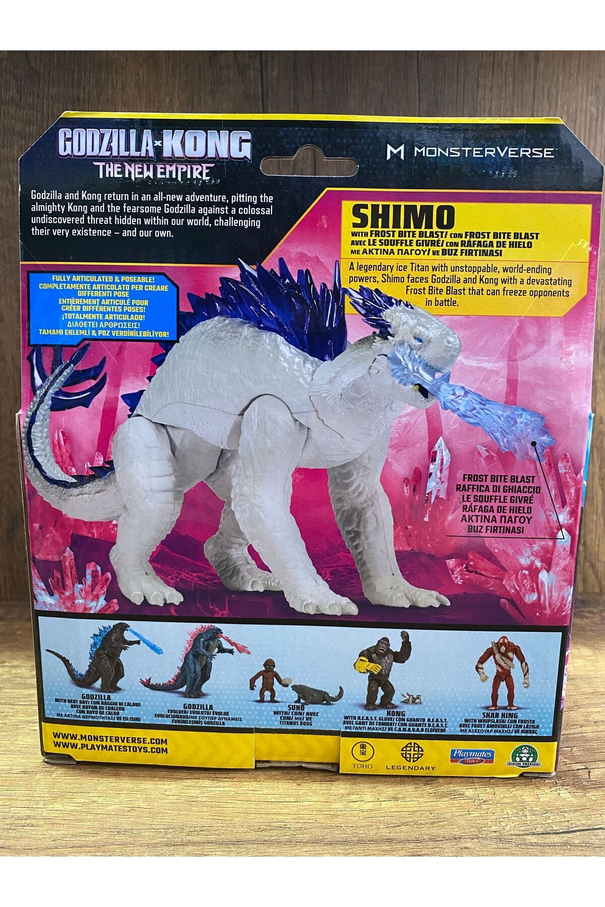 scntoys GODZILLA Kong Aksiyon Figür SHIMO WITH FROST BITE BLAST EJDERHA ...