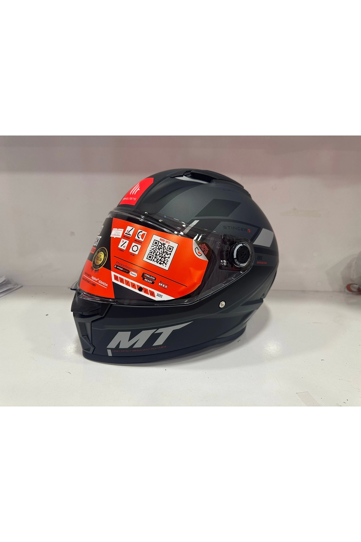 MT Helmets KASK MT STINGER 2 ZIVCE C2 MAT BALCK/GREY Fiyatı, Yorumları ...