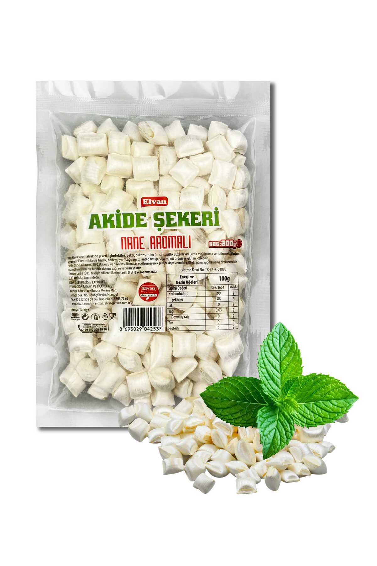Elvan Nane Aromalı Akide Şekeri 200 Gr. (1 Paket) Fiyatı, Yorumları ...