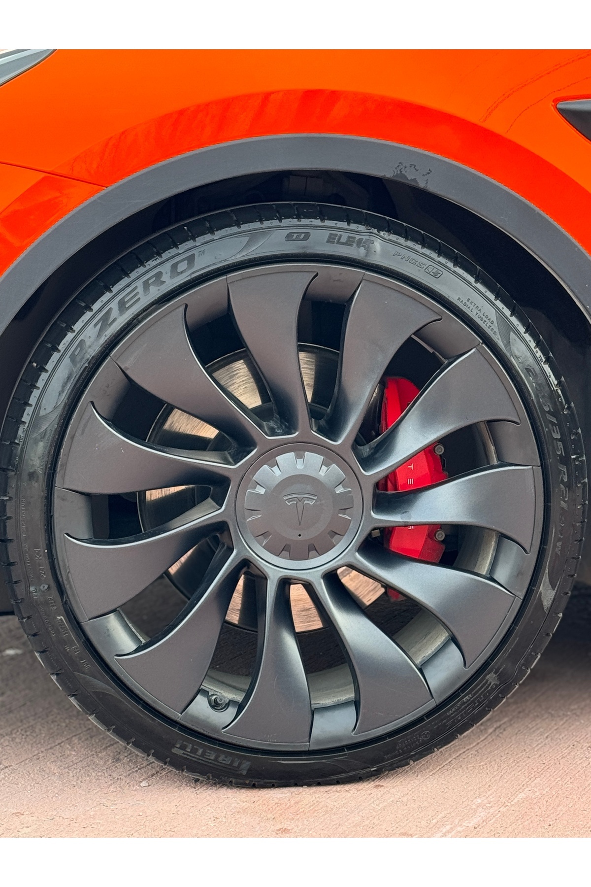 Ayaltes Tespx Tesla Uberturbine 21” Jant Koruyucu Özel Ppf'li 4 Jant ...