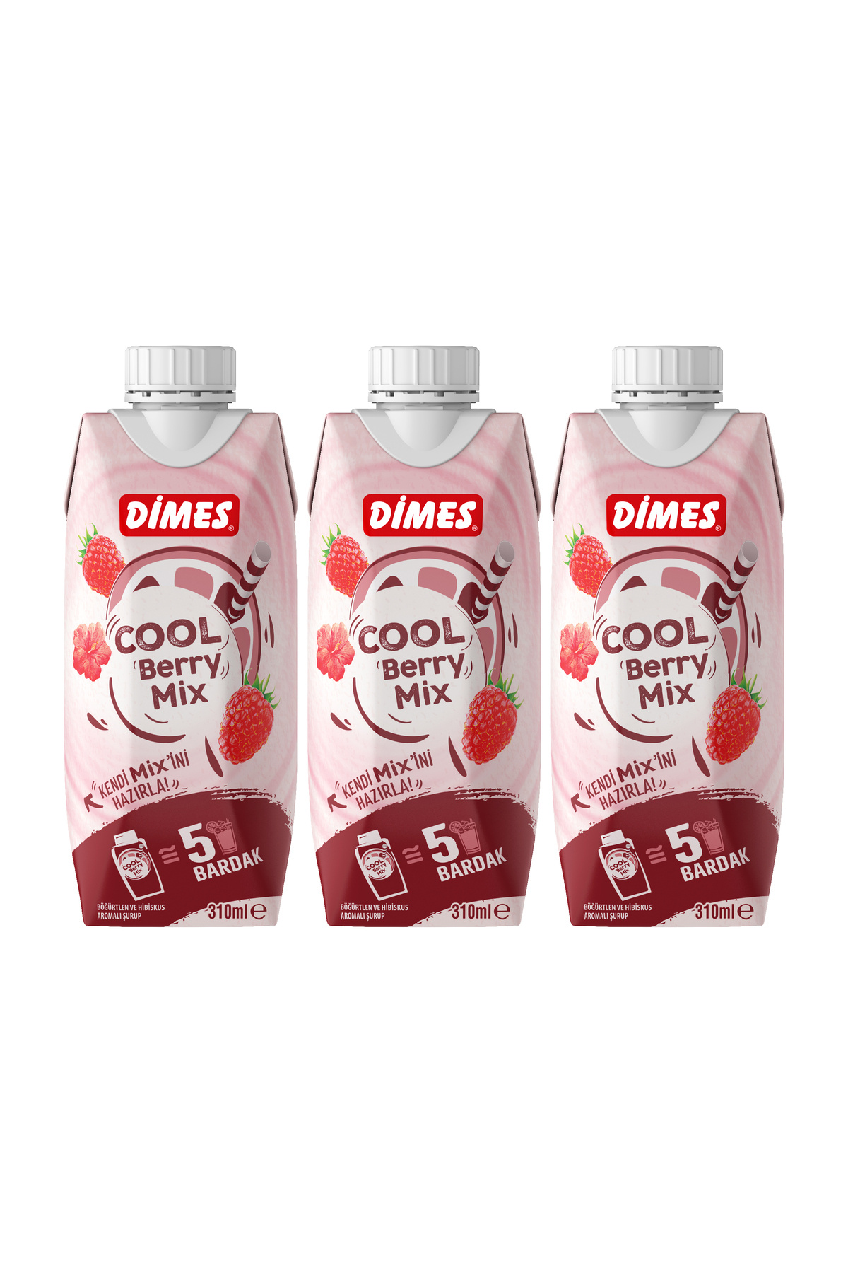 Dimes Cool Berry 310 ml X 3 Adet - Fiyatı, Yorumları
